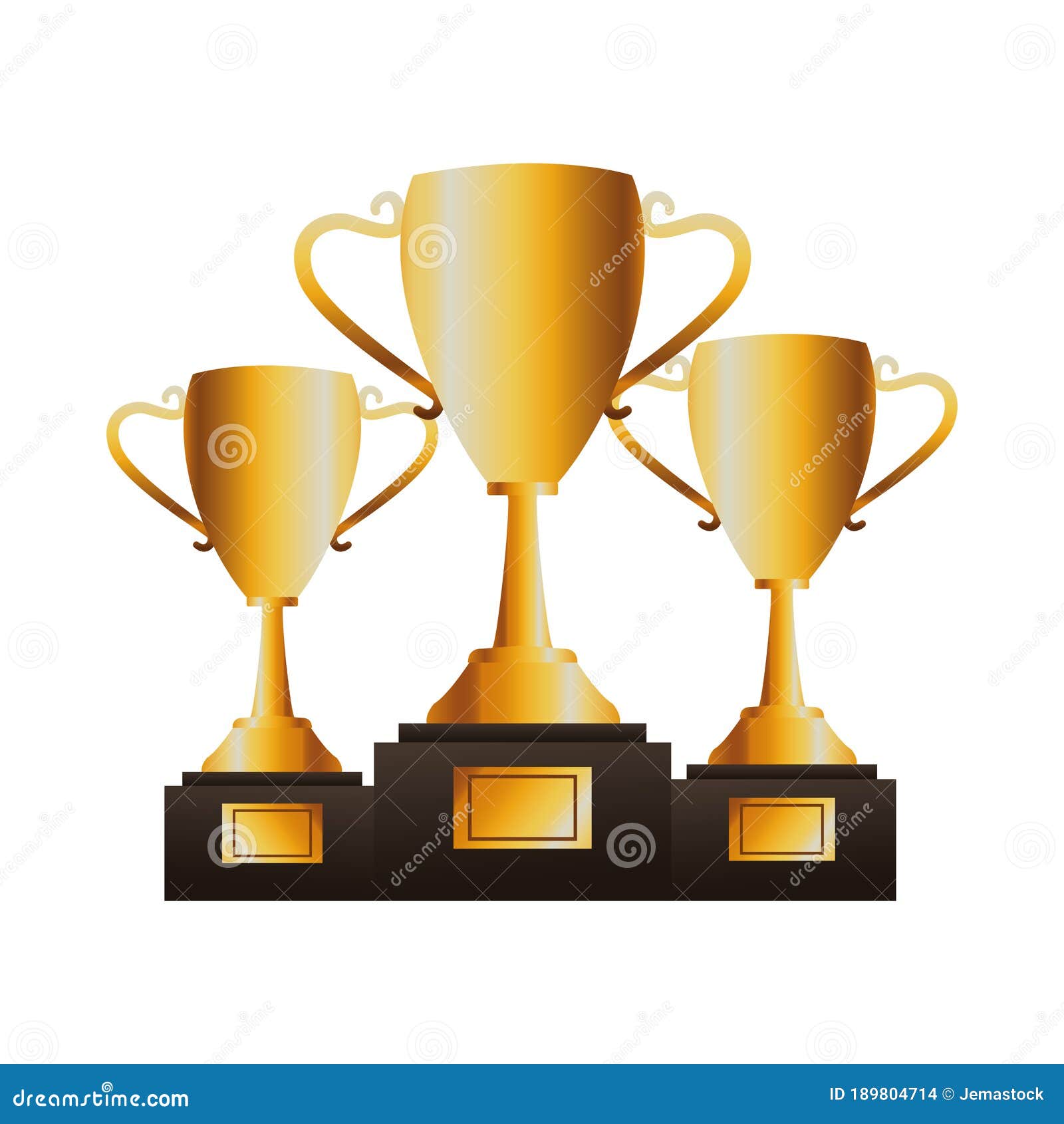 Trophy Cups Infographics Template. First Place Award. Sport Design ...