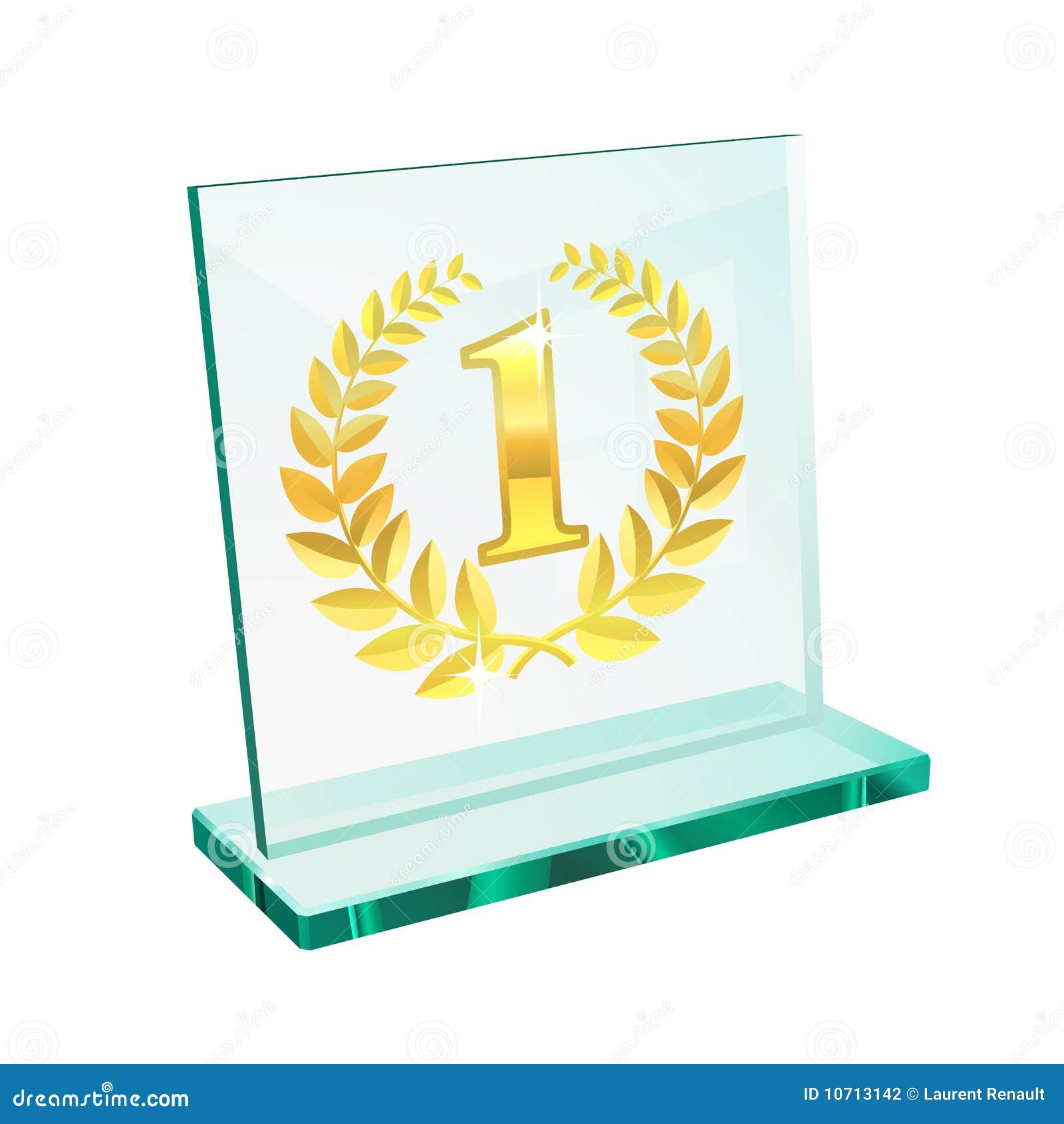 Golden trophy for first stock vector. Illustration of competitive ...