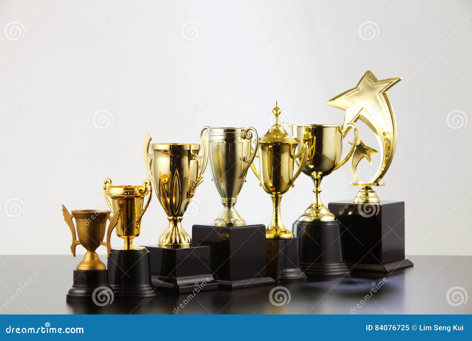 Golden trophy stock image. Image of success, prize, gold - 84076725