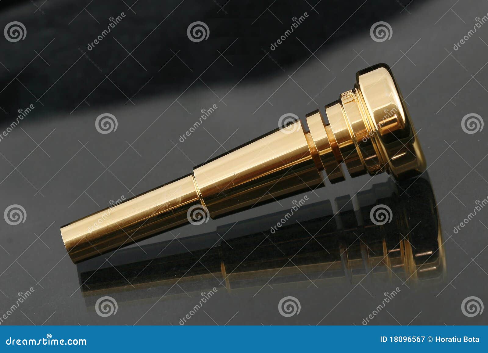 Golden trumpet stock image. Image of artistic, play, shiny - 18096567