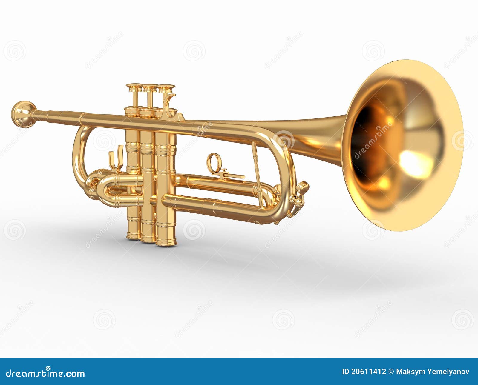 Trumpet 3d Stock Illustrations – 3,512 Trumpet 3d Stock Illustrations ...
