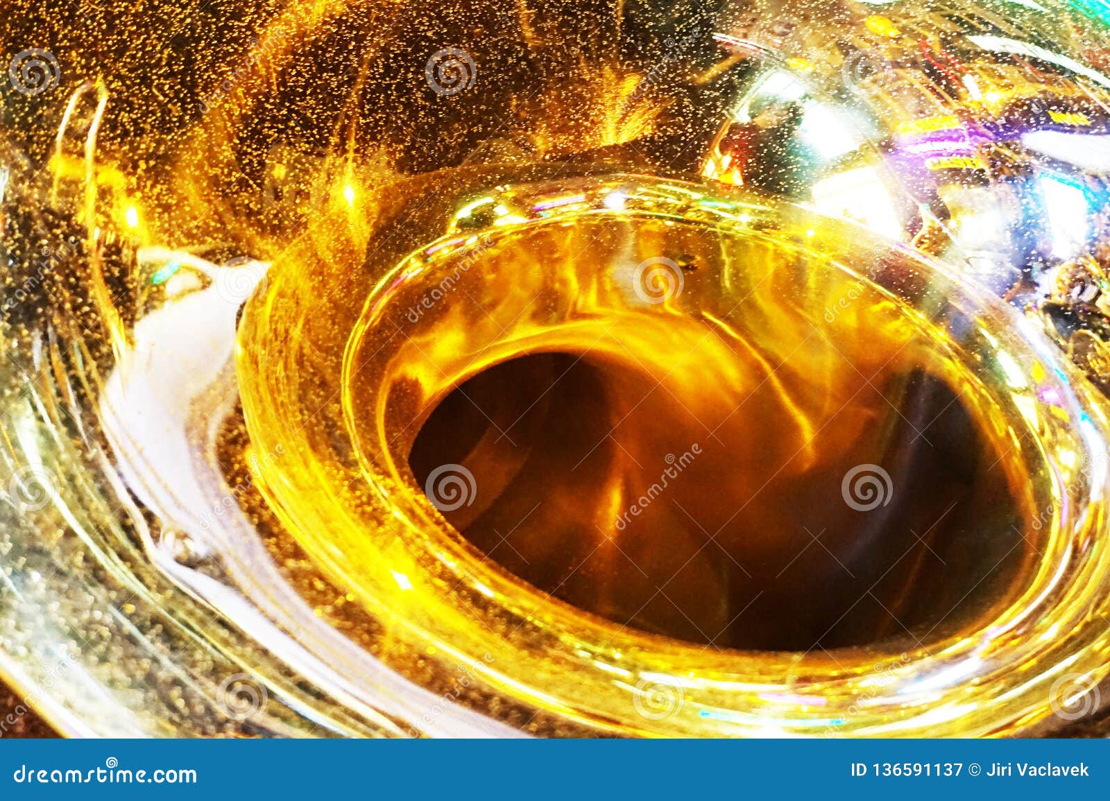 Golden Trumpet Musical Background Stock Image - Image of musician ...