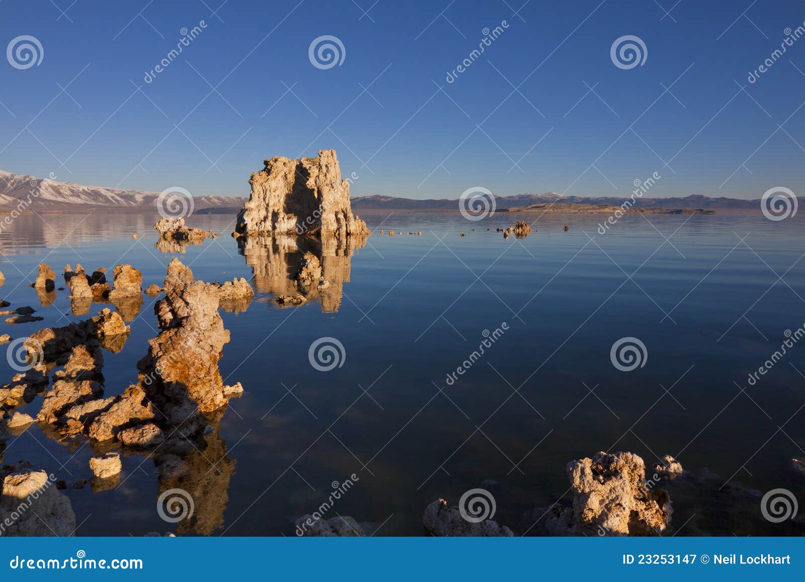 Golden Tufa Rocks stock image. Image of lake, natural - 23253147