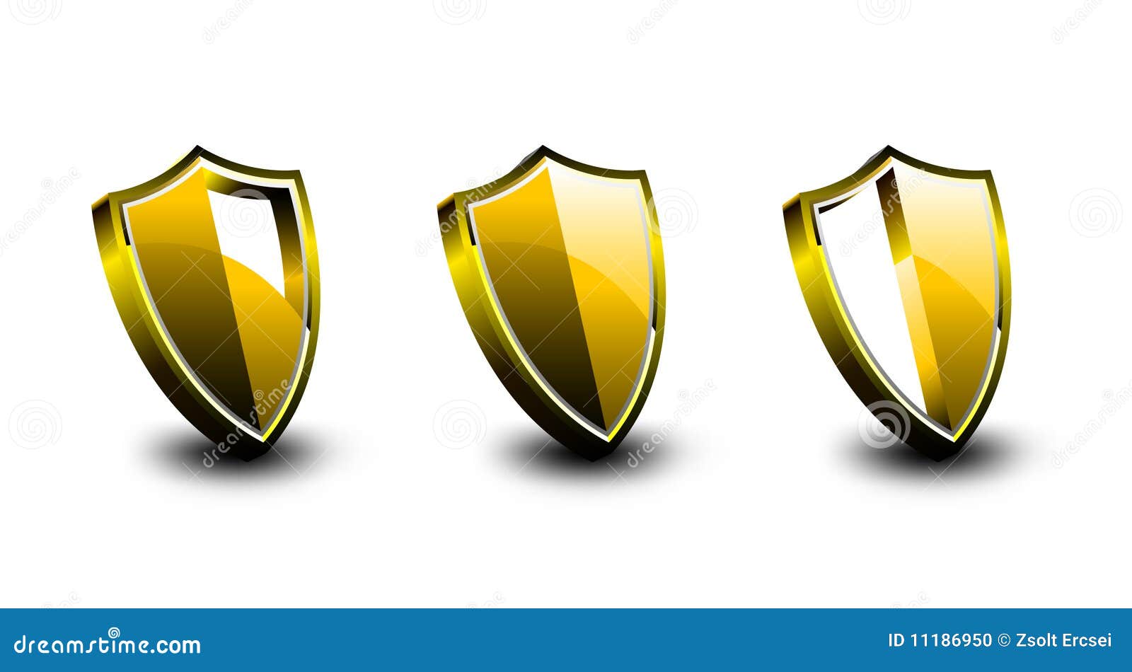 Golden Vector Armor Shield stock vector. Illustration of insignia ...