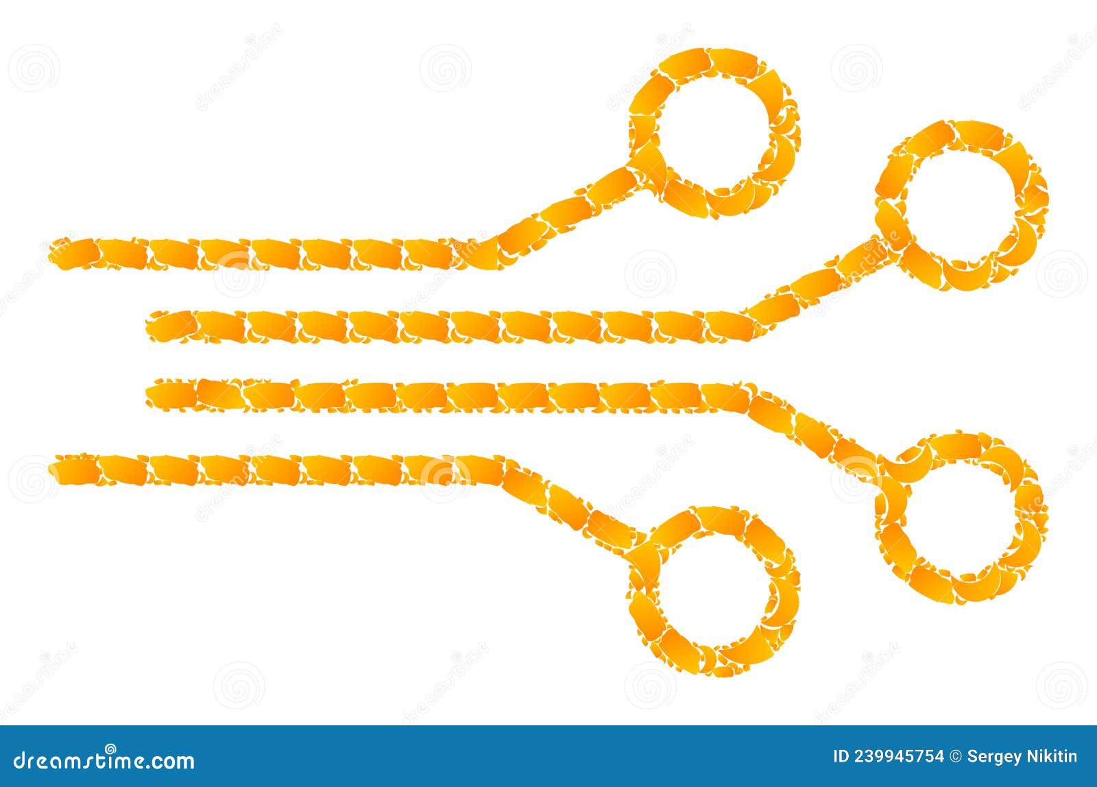 Golden Vector Electrical Connectors Mosaic Icon Stock Vector ...