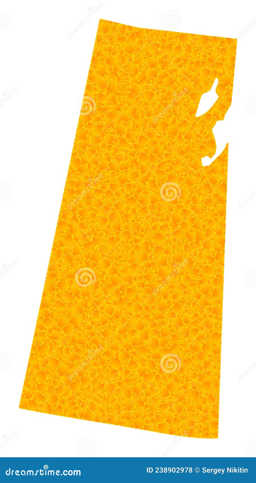 Golden Vector Map of Saskatchewan Province Stock Vector - Illustration ...