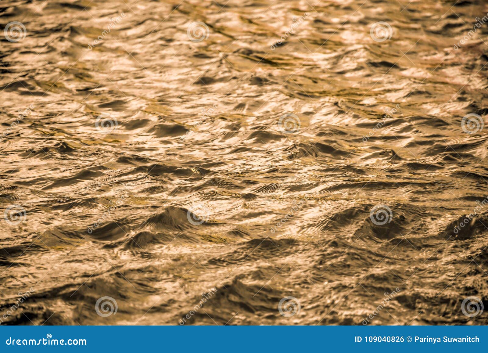 Golden Water Surface with Soft Waves Abstract Background Stock Photo ...