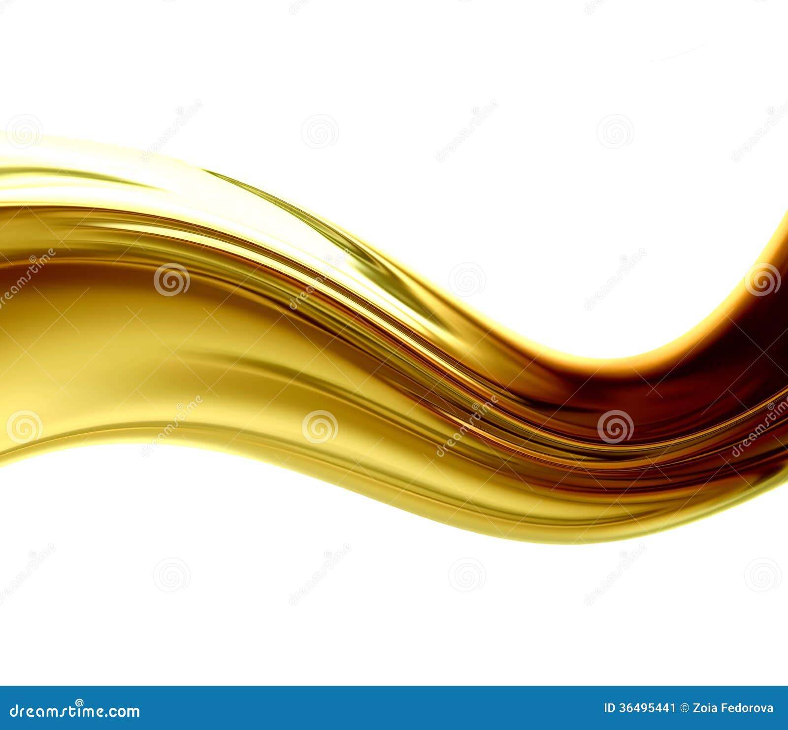 Golden wave stock illustration. Illustration of orange - 36495441