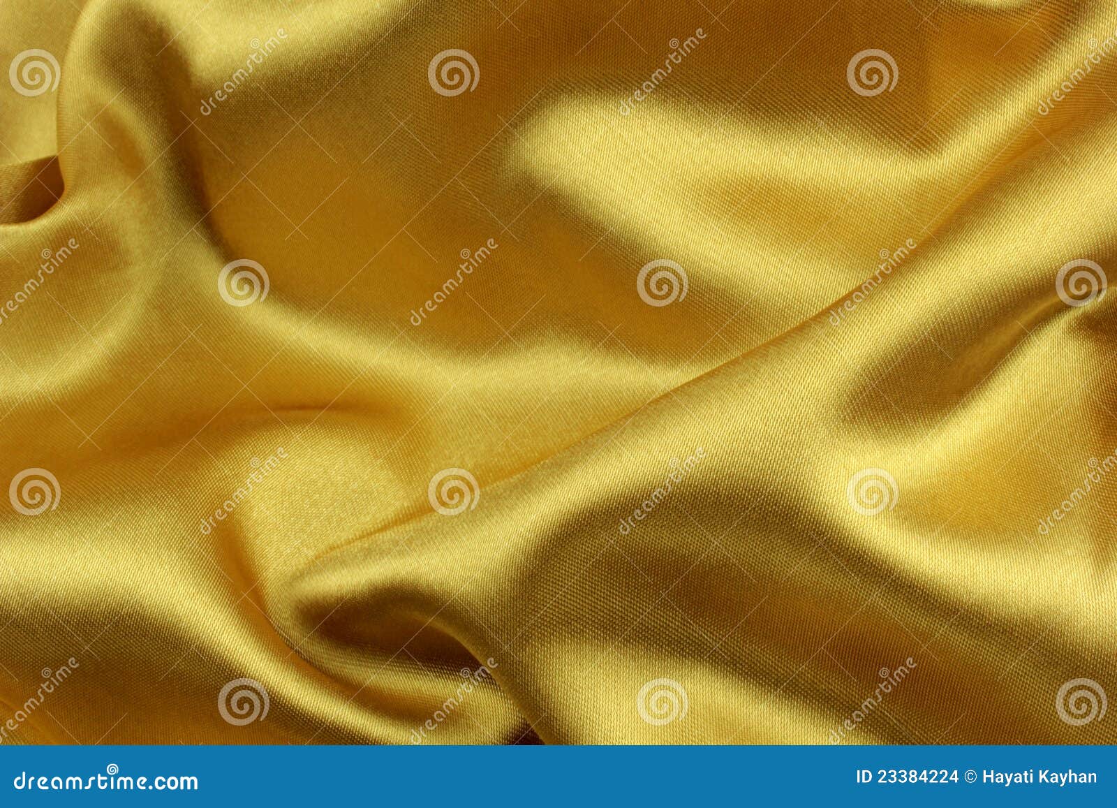Golden wavy silk fabric stock photo. Image of satiny - 23384224