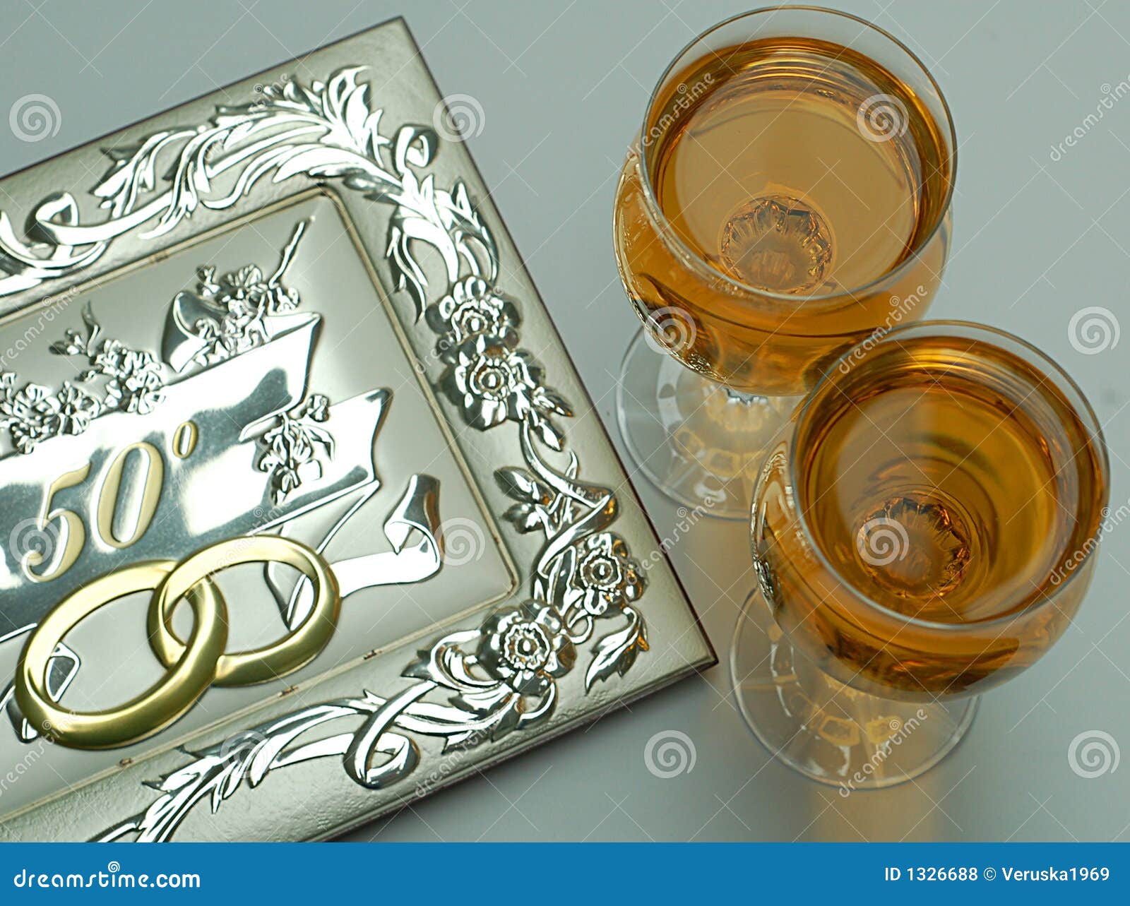 Golden wedding stock photo. Image of wedding, anniversary - 1326688