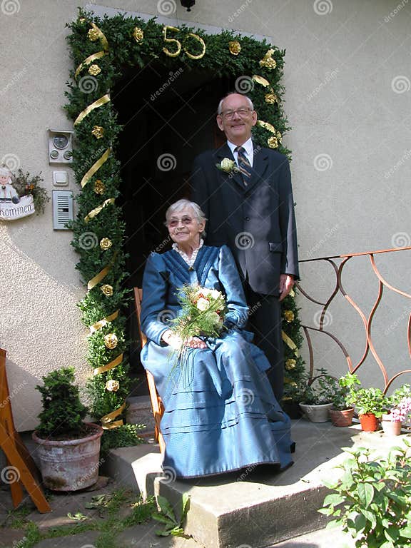 Golden Wedding stock image. Image of life, celebration - 412797