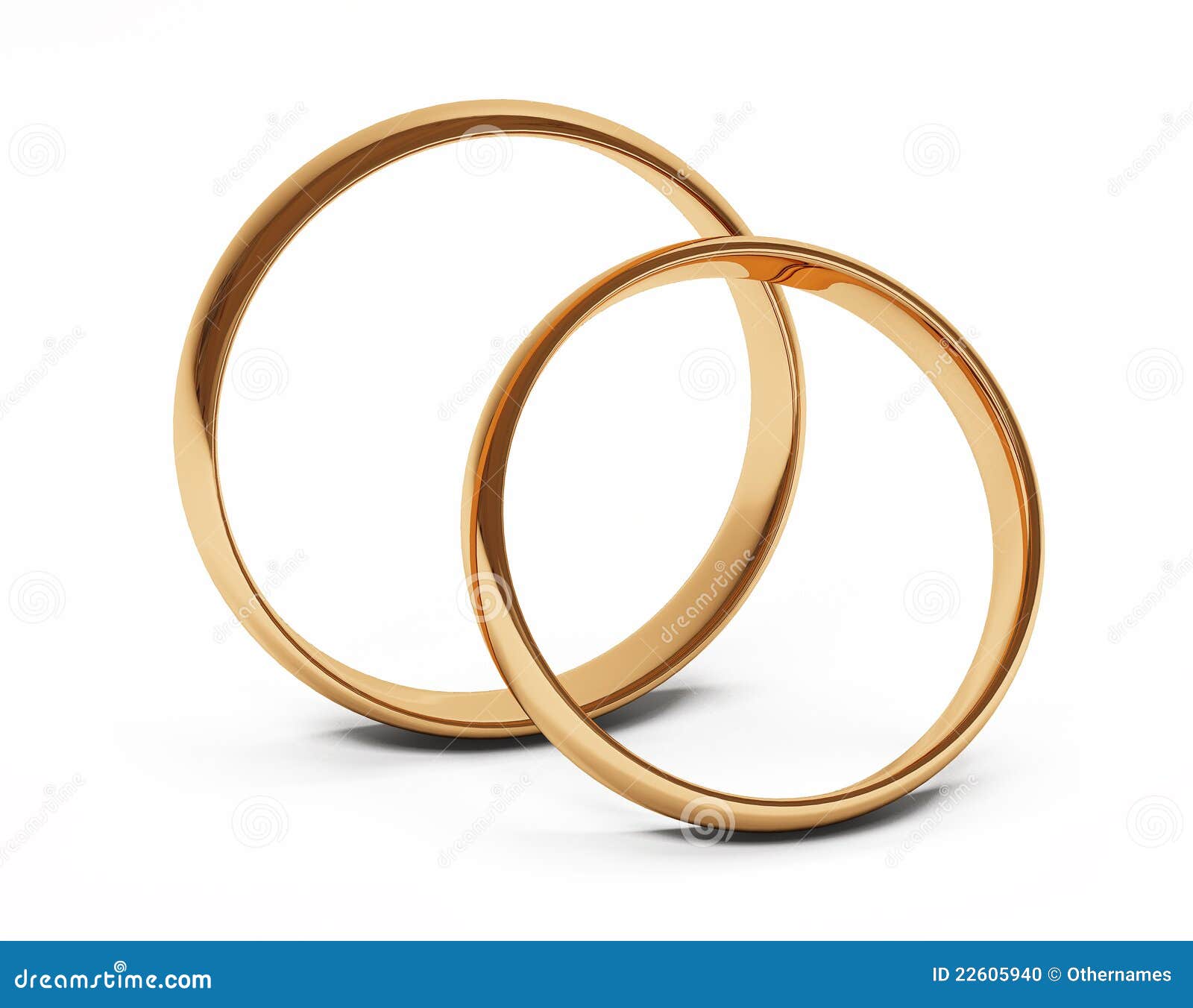 Golden wedding rings stock illustration. Illustration of marriage ...