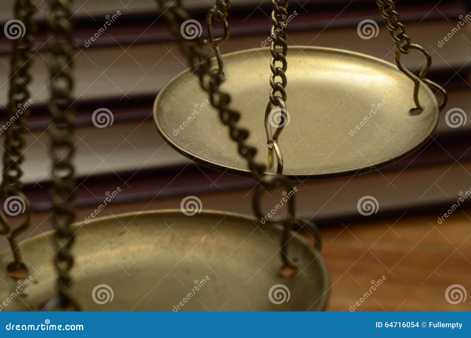 Golden weighing scale stock photo. Image of judgment - 64716054