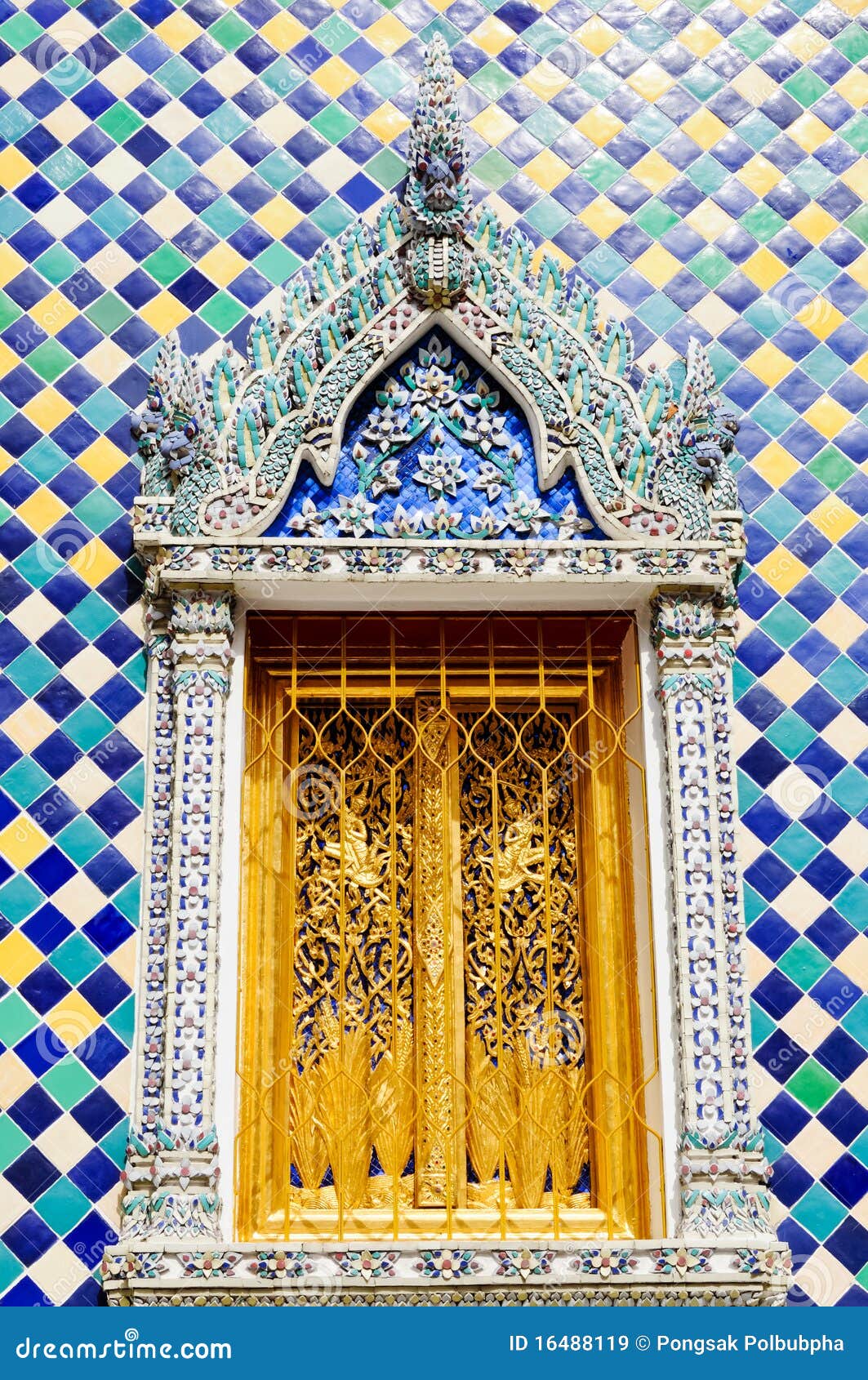 Golden window stock image. Image of national, architecture - 16488119