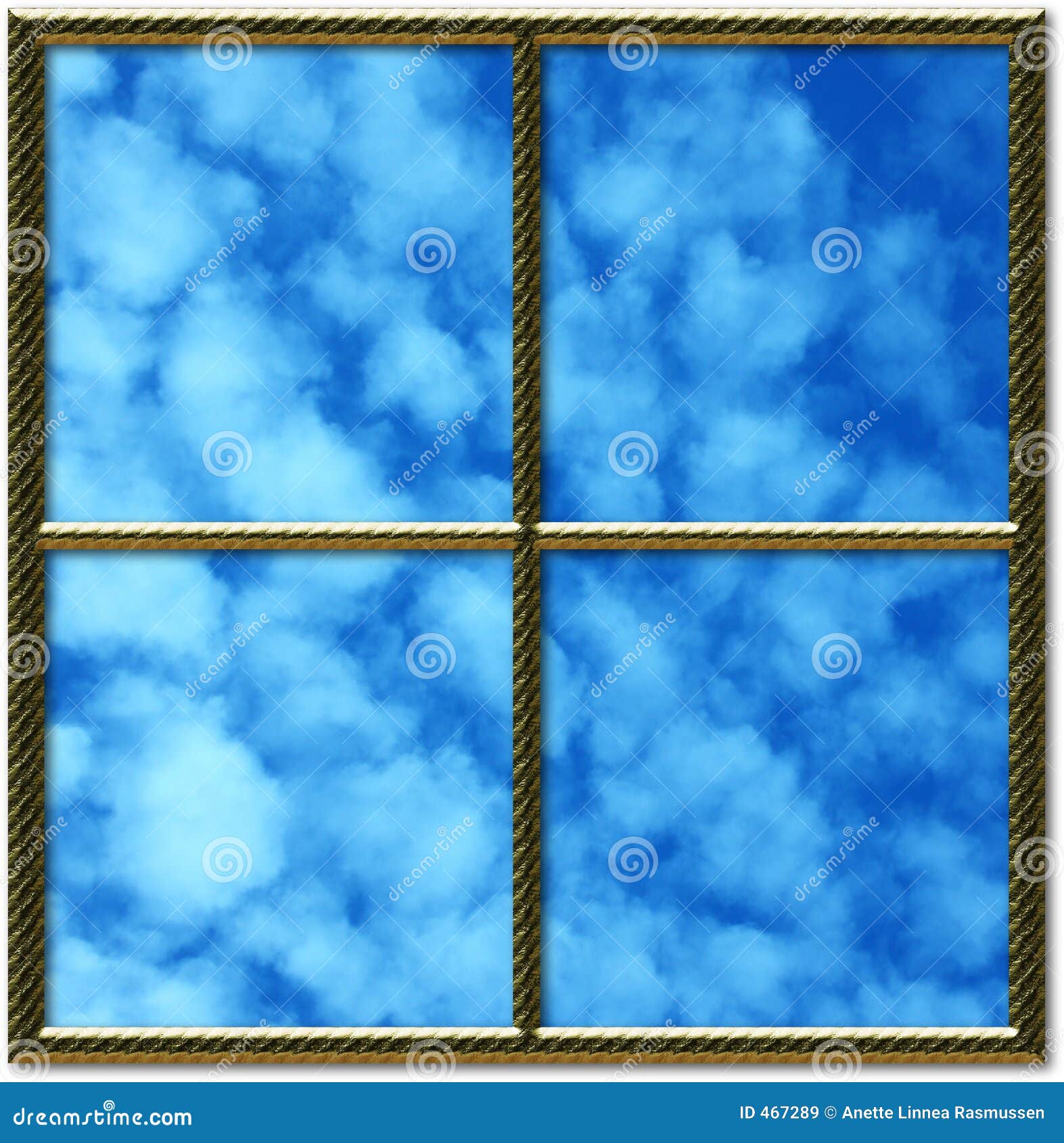 Golden window frame stock illustration. Illustration of view - 467289