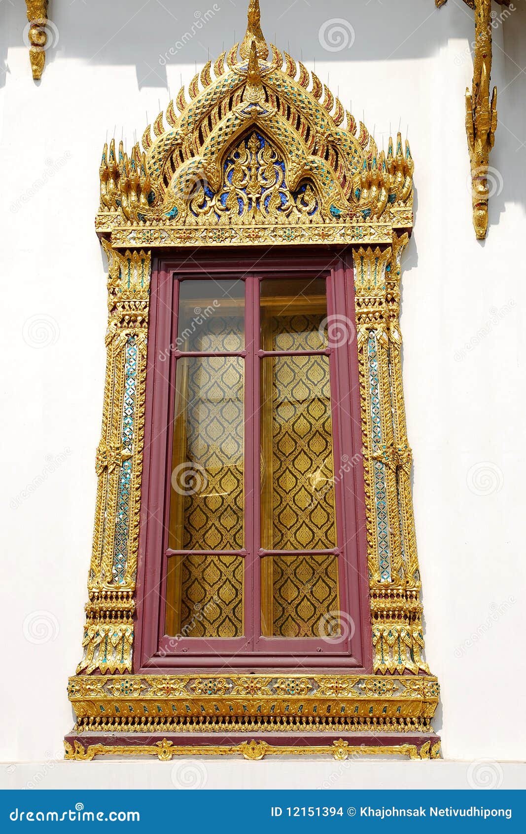 Golden windows ancient stock photo. Image of buddhism - 12151394