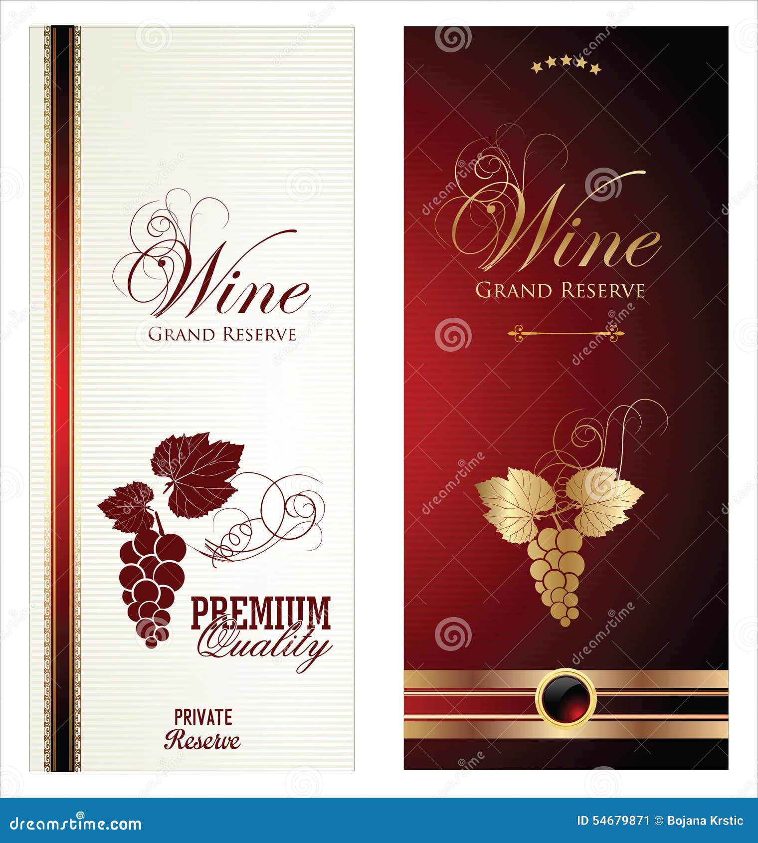 Golden wine label stock illustration. Illustration of gold - 54679871