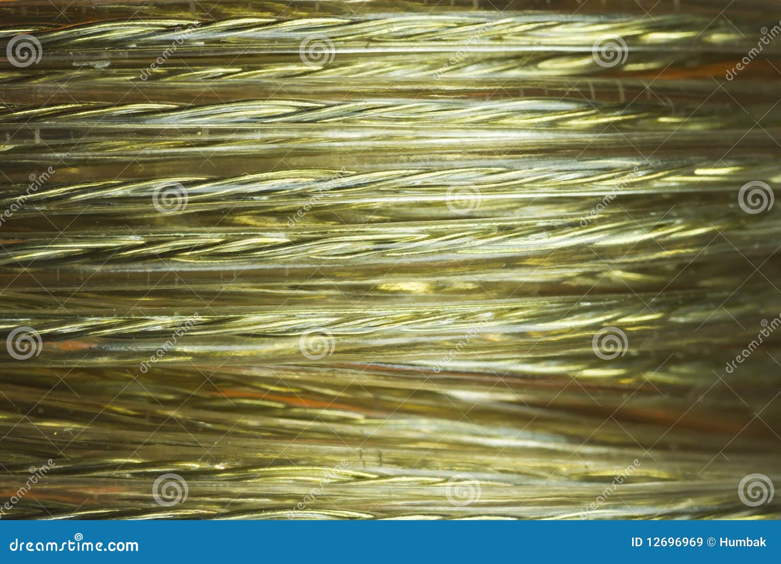 Golden wire coil stock image. Image of opalescent, electricity - 12696969