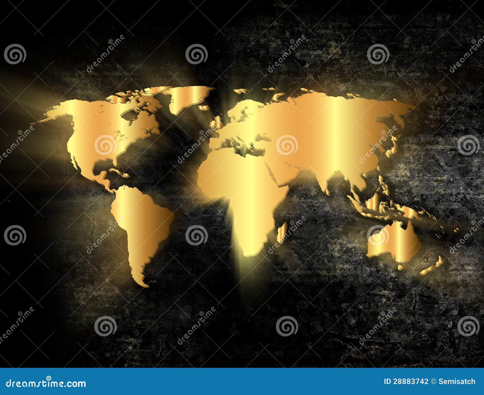 Golden world map stock photo. Image of atlantic, aged - 28883742