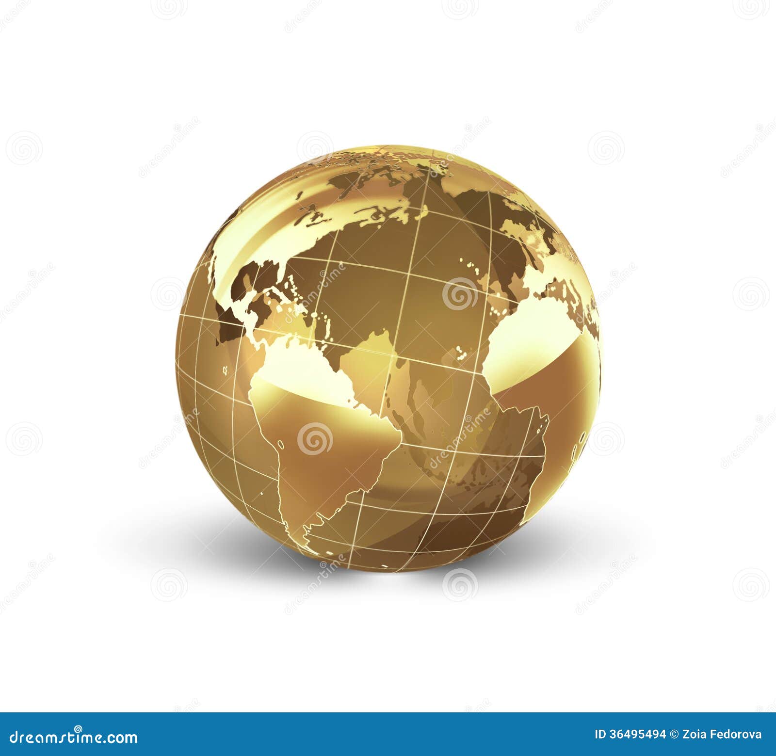 Golden World With Golden India Map Vector Illustration | CartoonDealer ...