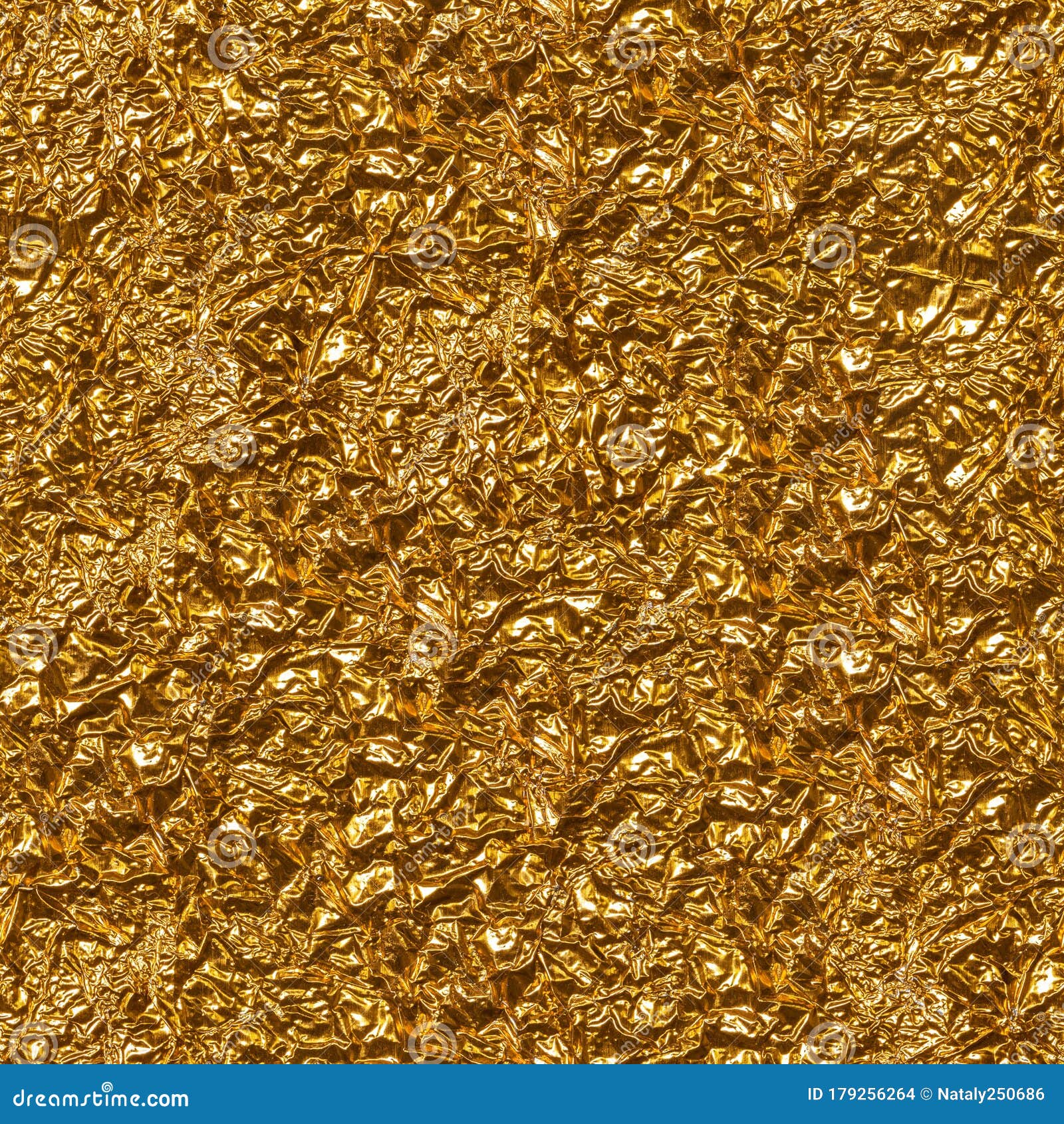 Golden Wrinkled Seamless Texture Macro Stock Photo - Image of design ...