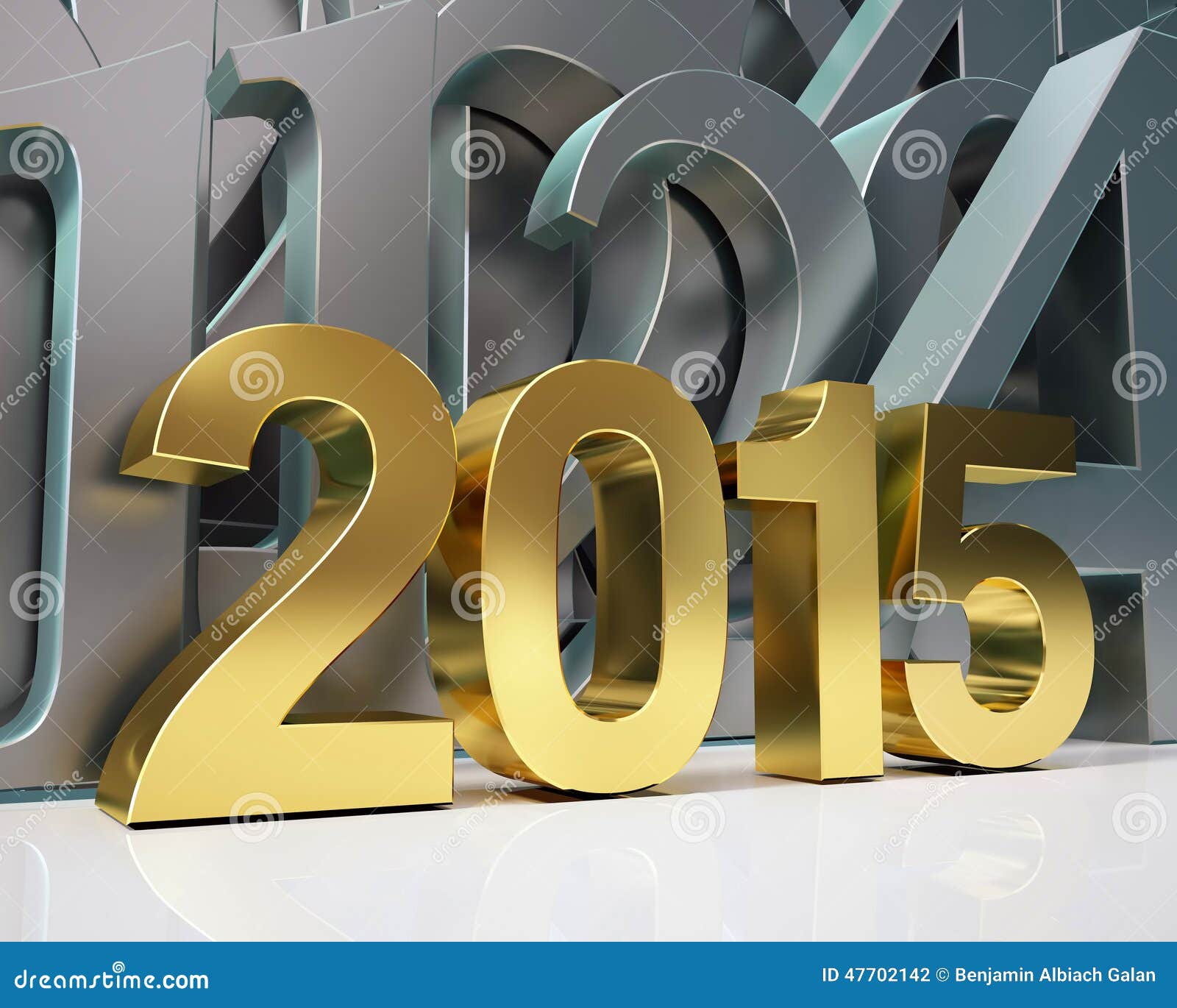 Golden year 2015 stock illustration. Illustration of elegance - 47702142