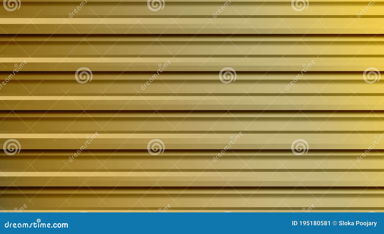 Golden Yellow Colored Horizontal Lines Design with Shadow Effect,linear ...