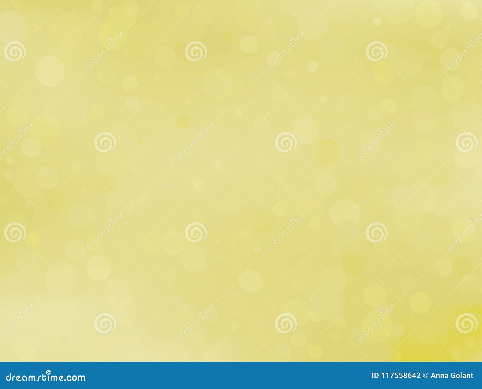 Golden Yellow Gradient Background with Bokeh Effect. Abstract Blurred ...