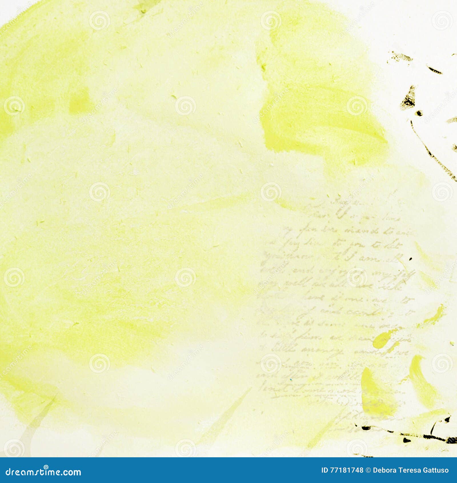 Golden Yellow Paper Similar Scrap Background Stock Illustration ...