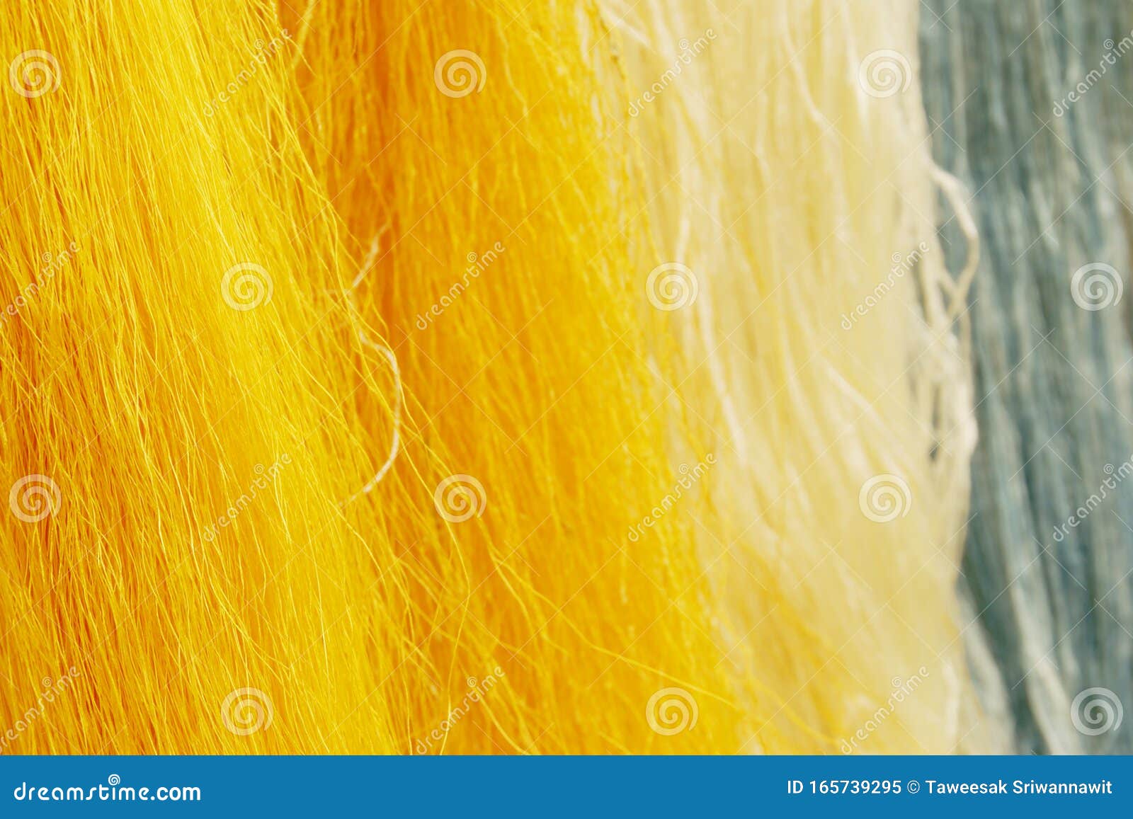 Golden Yellow Raw Silk Thread Background Stock Image - Image of ...