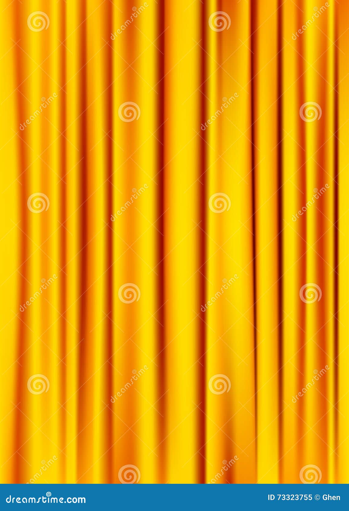 Golden Yellow Silky Curtain Background Stock Vector - Illustration of ...