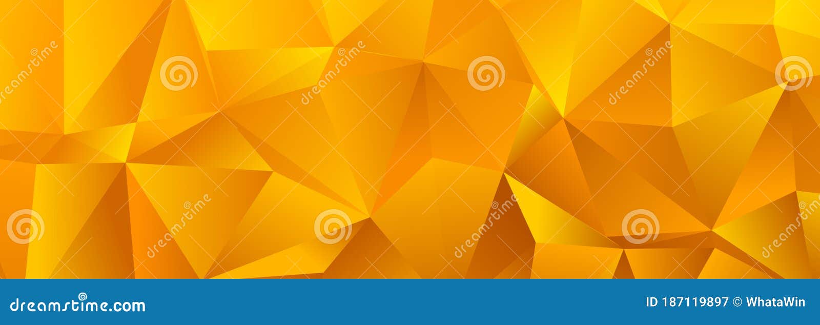 Golden Yellow Trendy Low Poly Backdrop Design Stock Vector ...