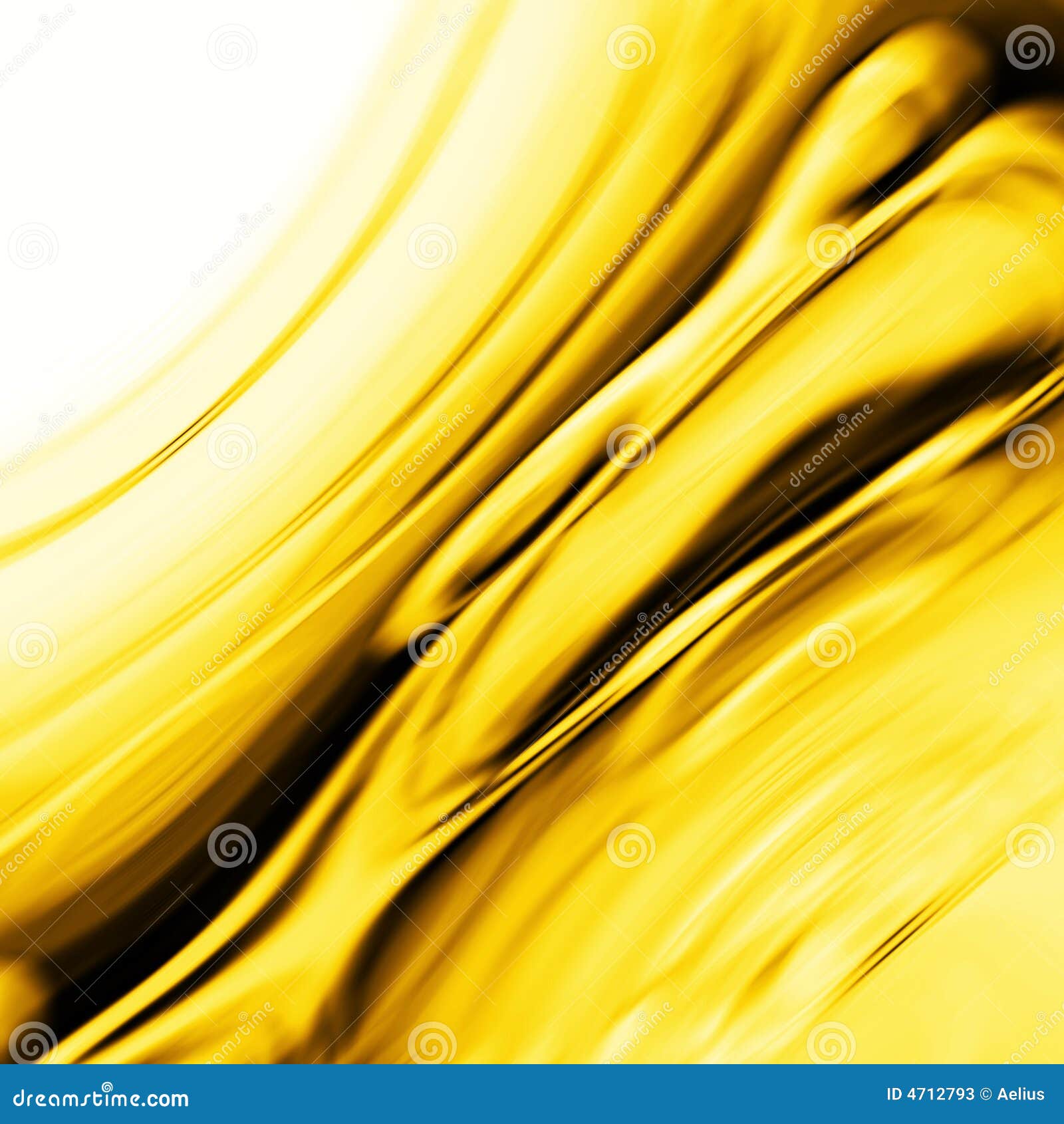 Golden Yellow Waterfall or Smaragd Effect Stock Illustration ...