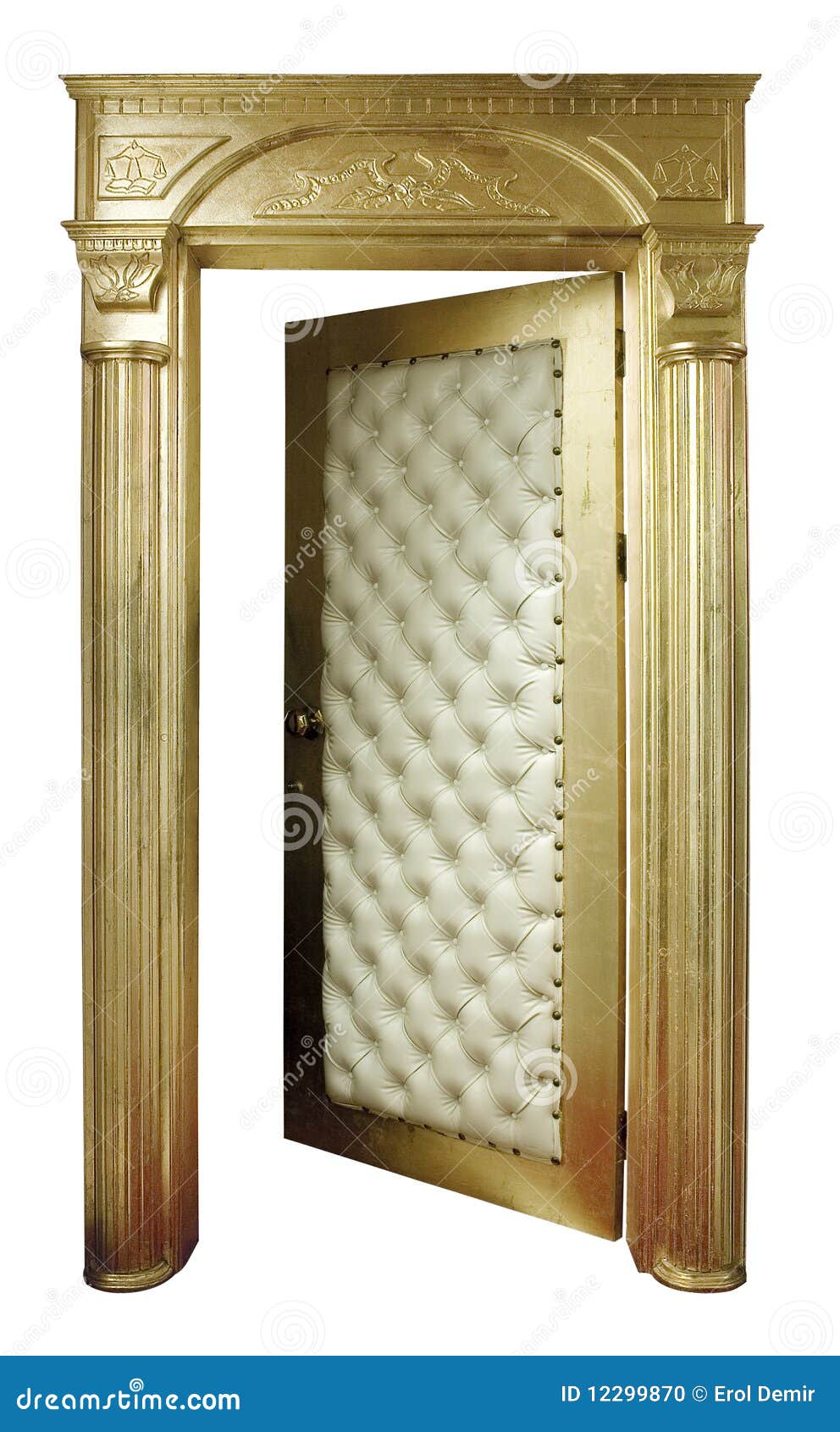 GoldenDoor stock photo. Image of entry, welcome, golden - 12299870