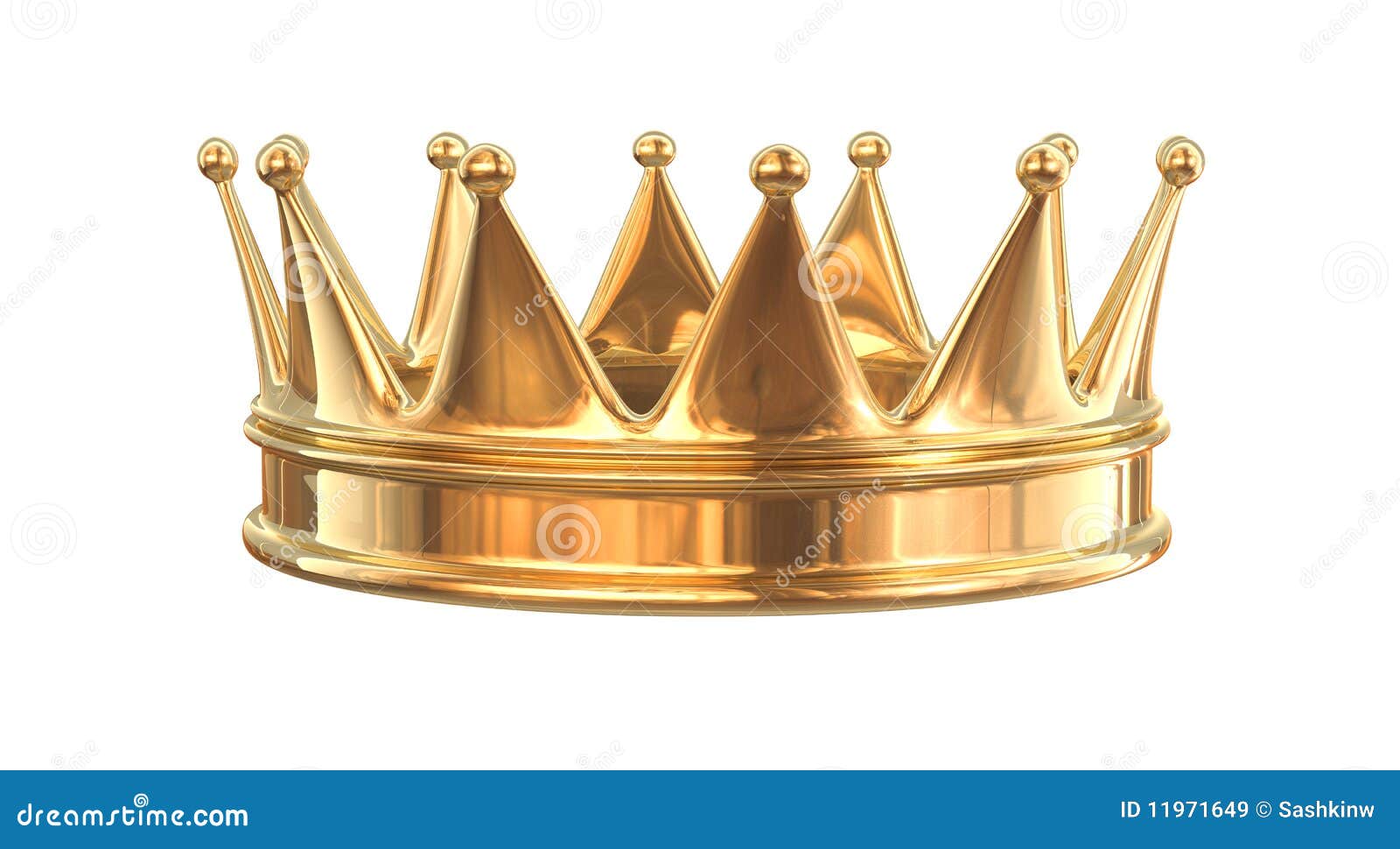 Goldene Krone stock abbildung. Illustration von erfolg - 11971649