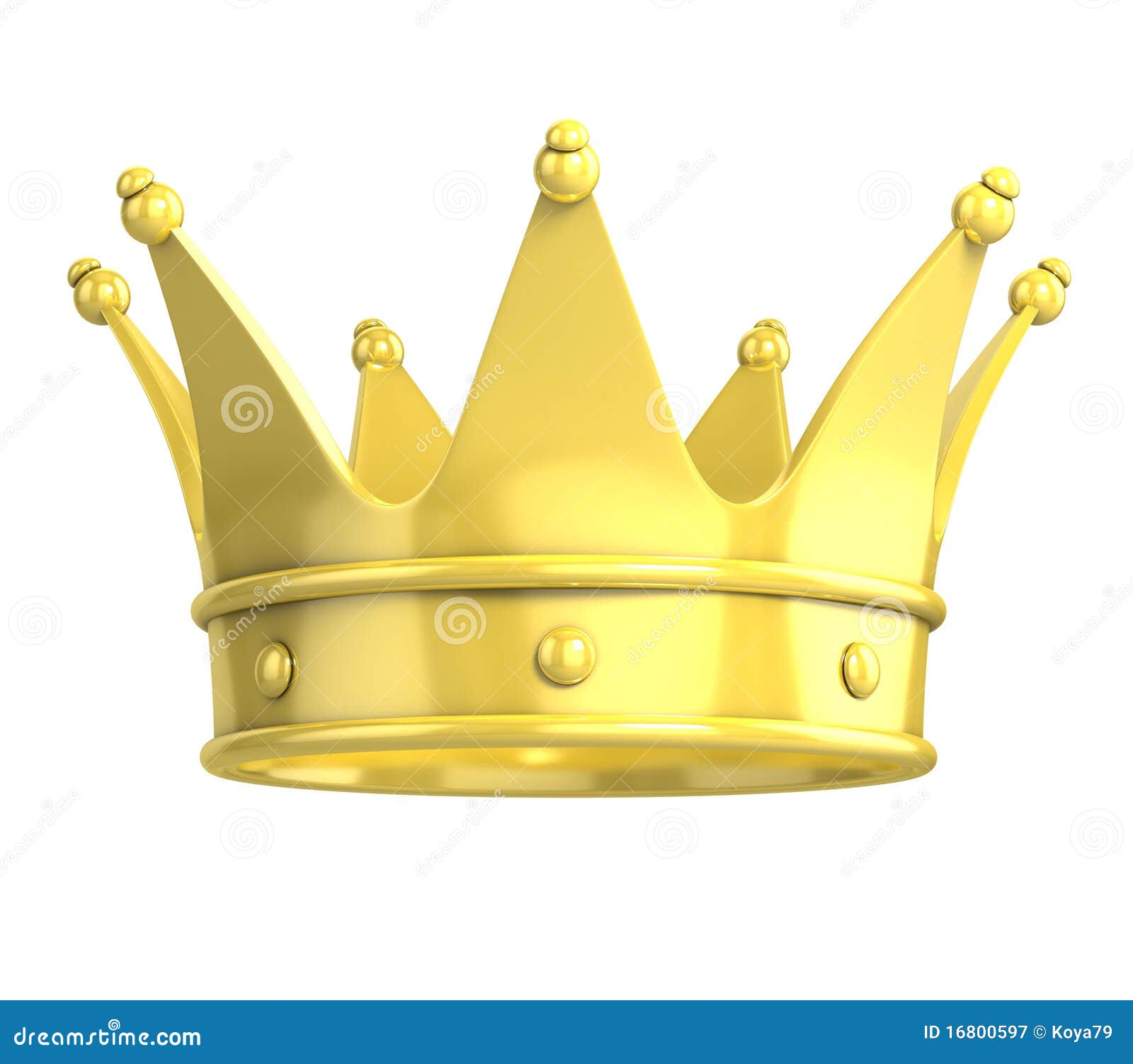 Goldene Krone Lizenzfreie Stockfotografie - Bild: 16800597