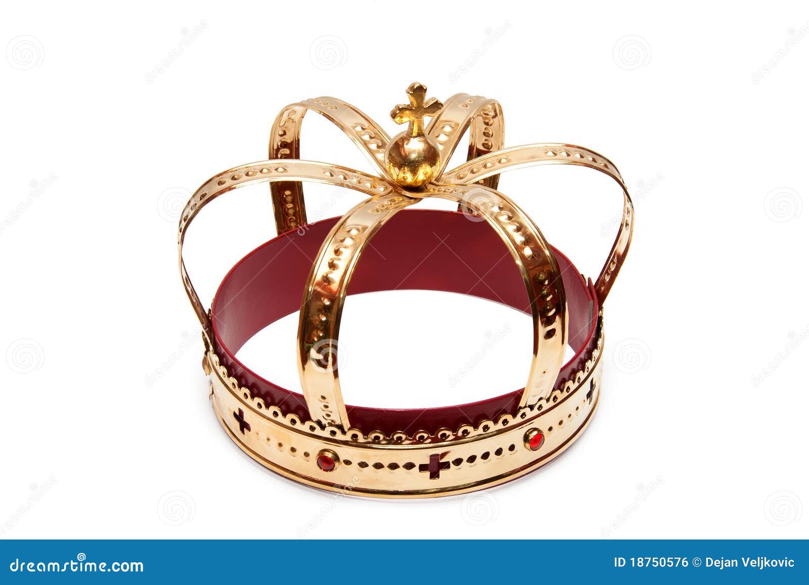 Goldene Krone stockfoto. Bild von abzeichen, monarchie - 18750576