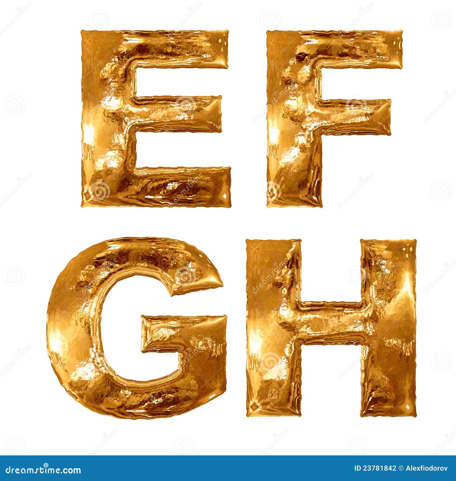 Goldene Metallische Zeichen. Stock Abbildung - Illustration von ...