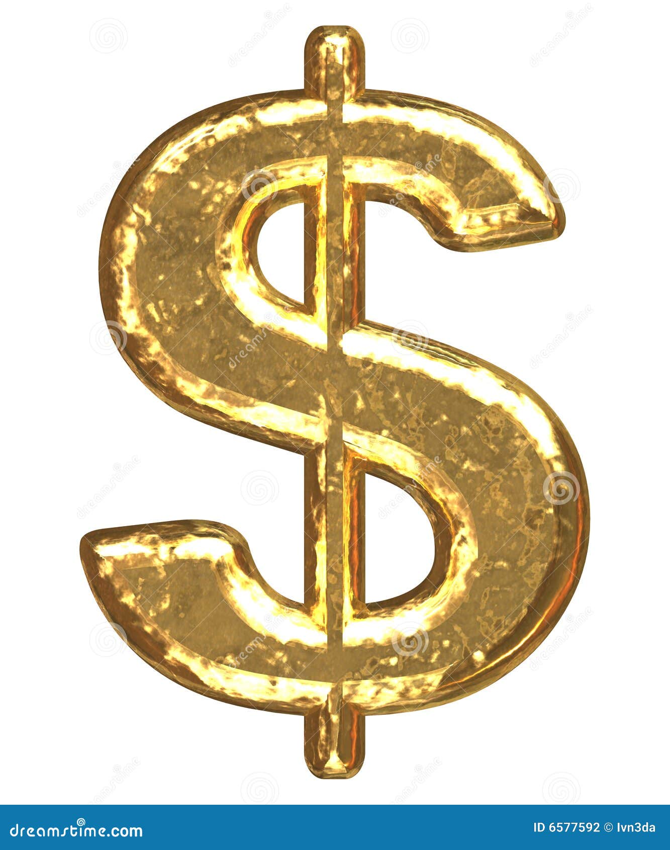 Goldener Schrifttyp. Dollarzeichen Stock Abbildung - Illustration von ...