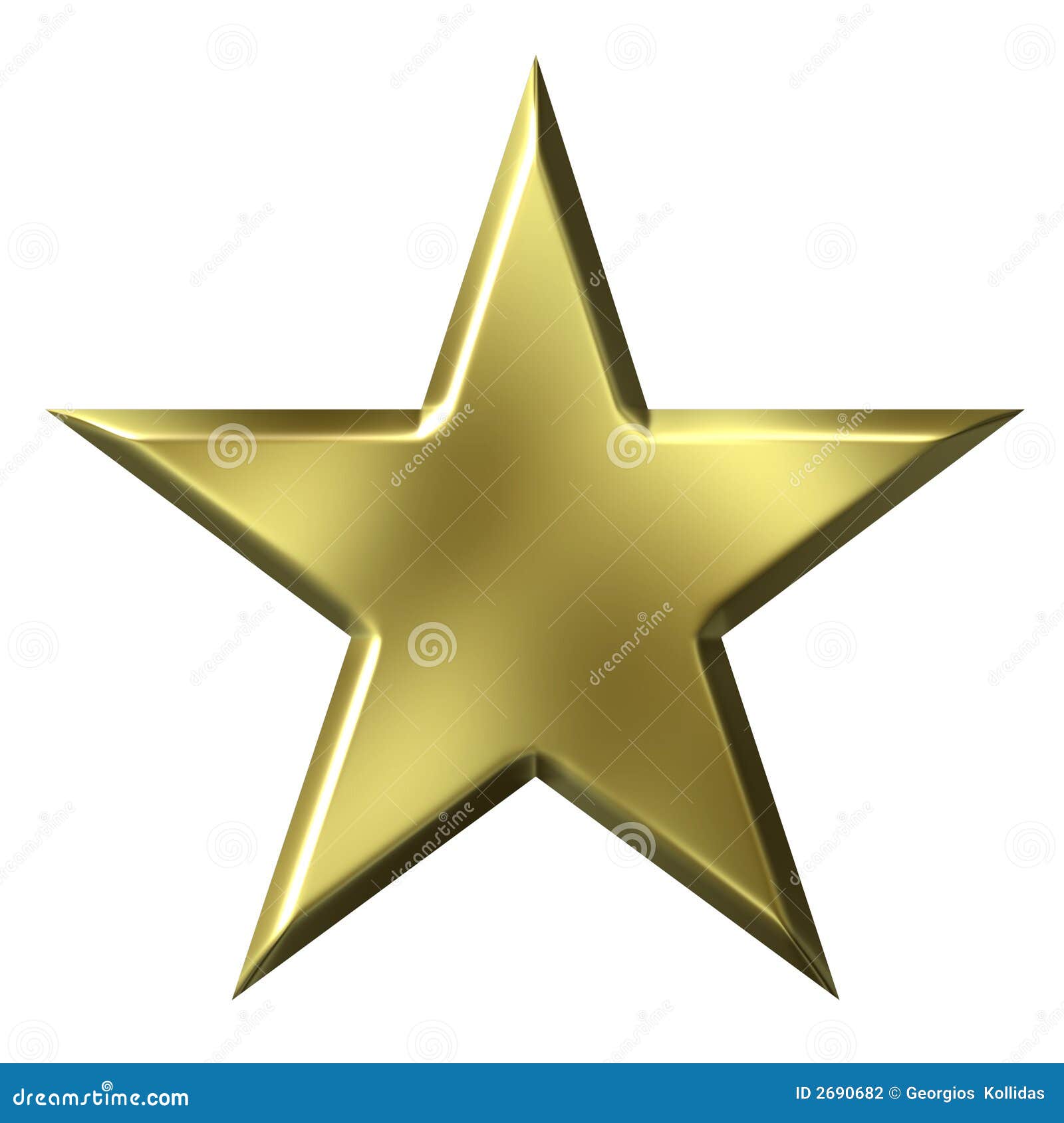 Goldener Stern stock abbildung. Illustration von lichtstrahl - 2690682