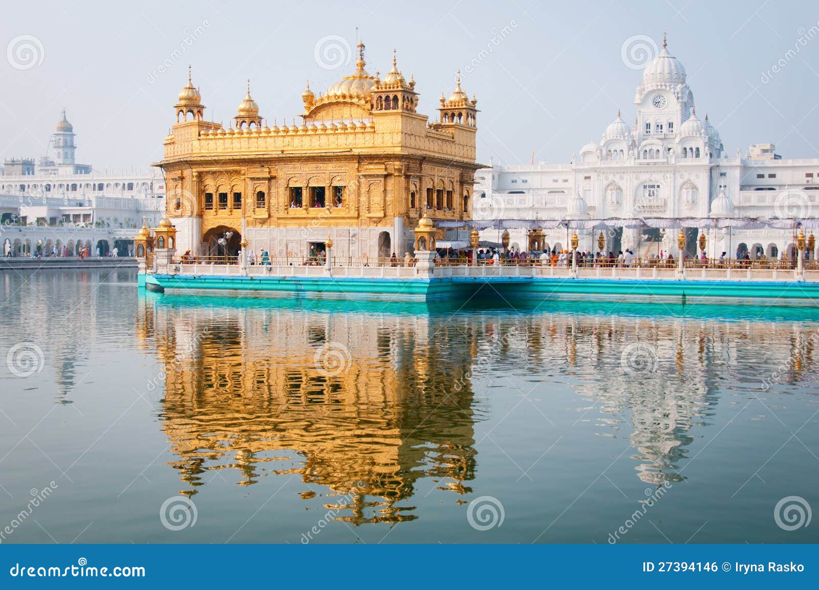 Goldener Tempel, Amritsar, Indien Stockfoto - Bild von erbe ...