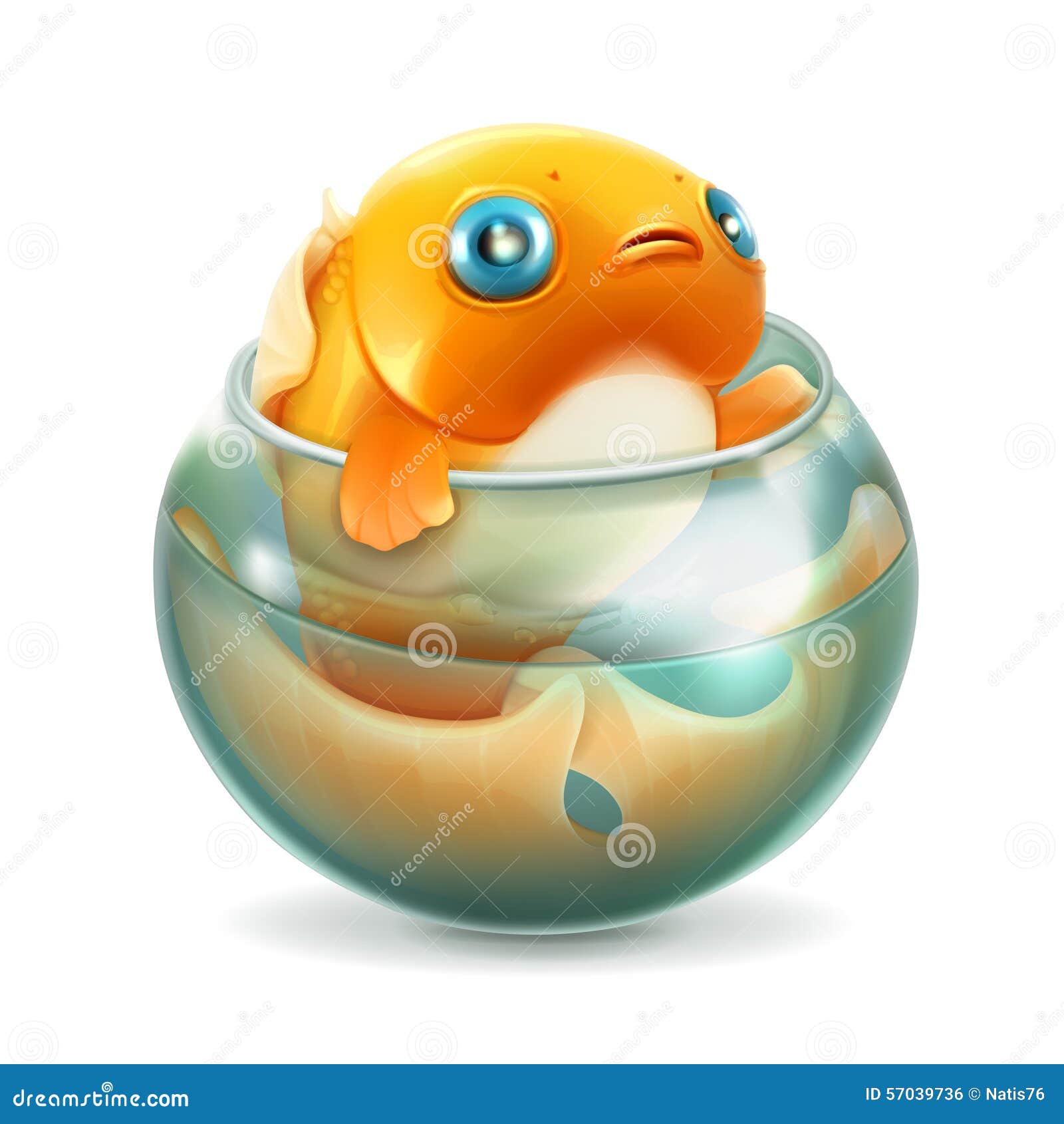 Aquarium Vector Illustration Featuring An Underwater Scene With Fish ...