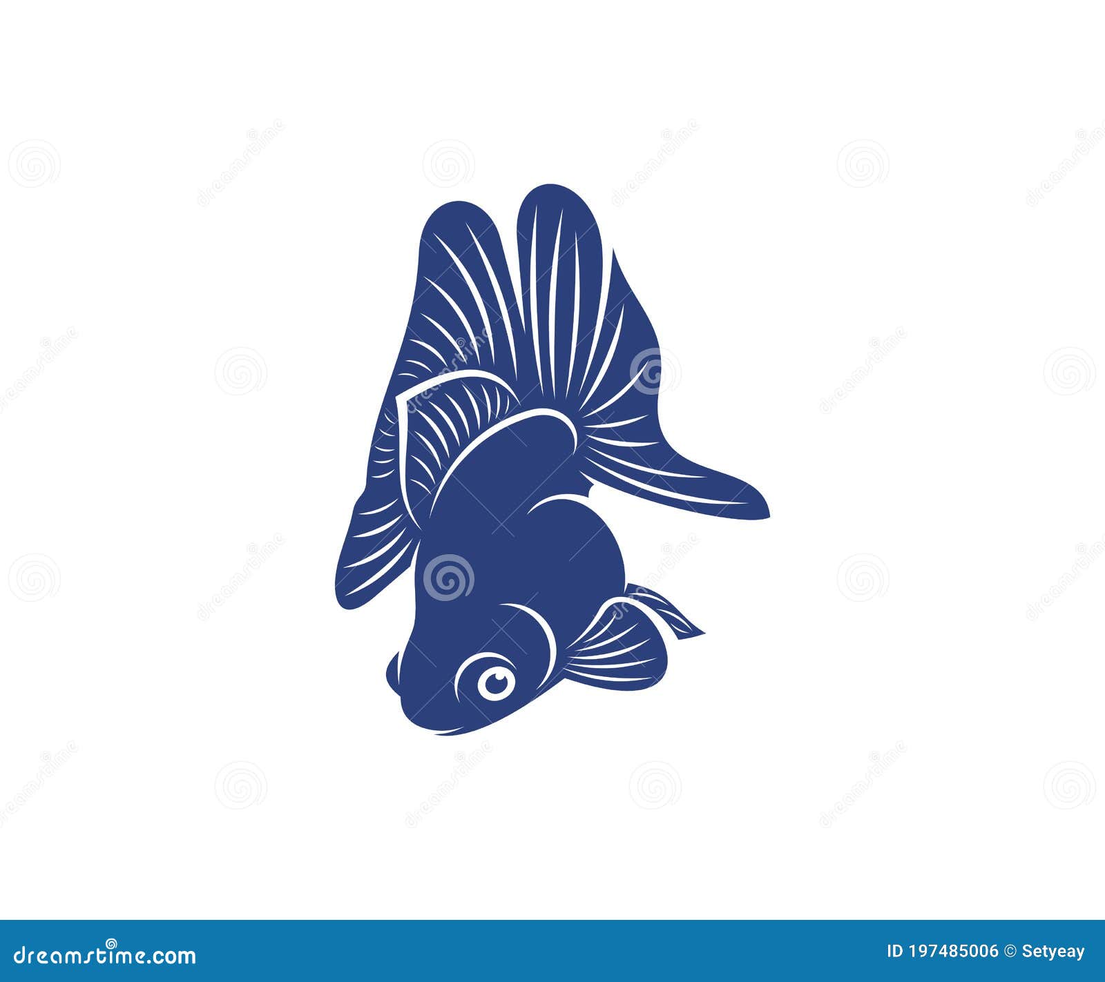 Goldfish Logo Design Vector Template, Goldfish Illustration, Icon ...