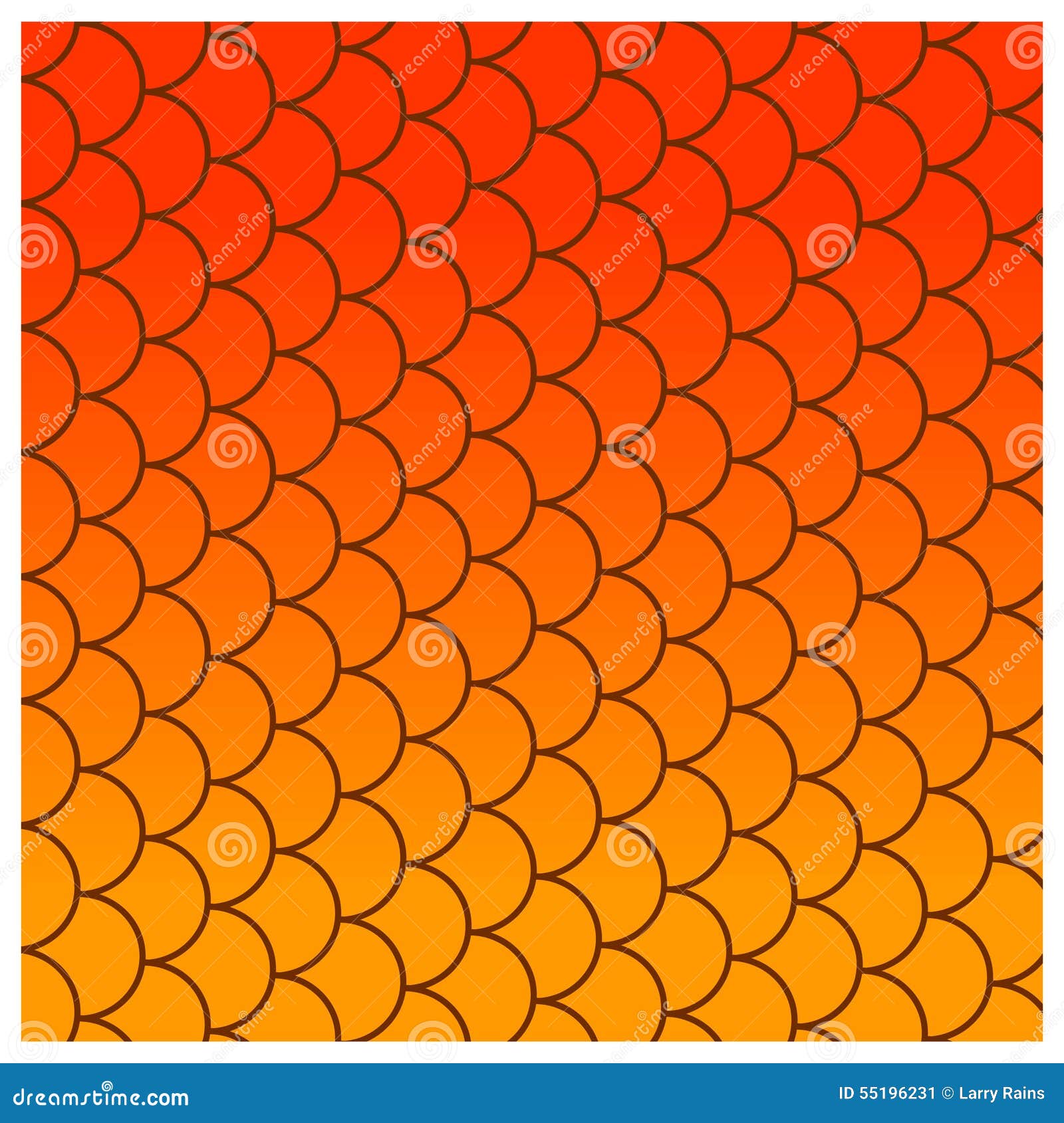 Goldfish Scales stock vector. Illustration of repetition - 55196231