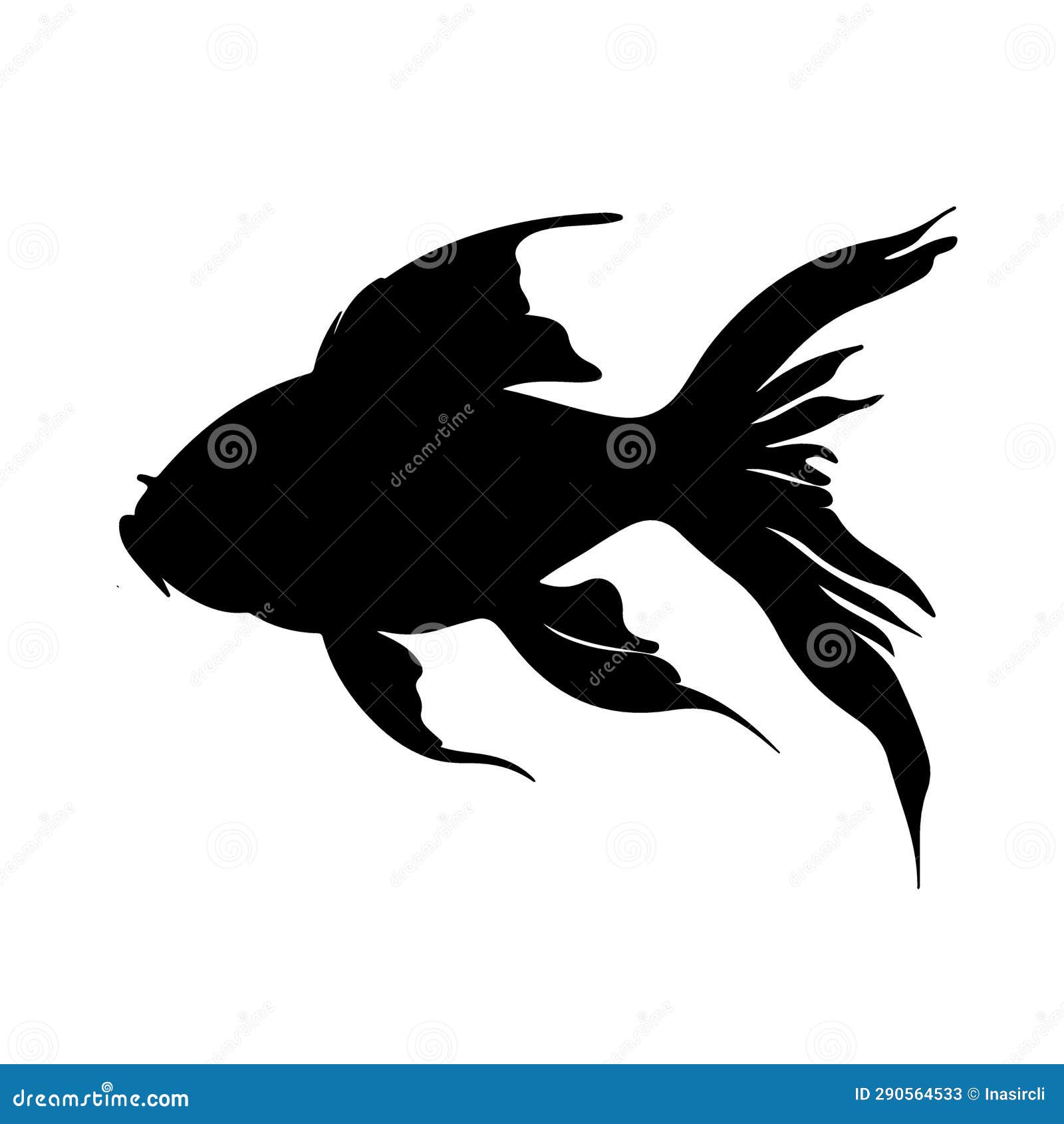 Goldfish Silhouette