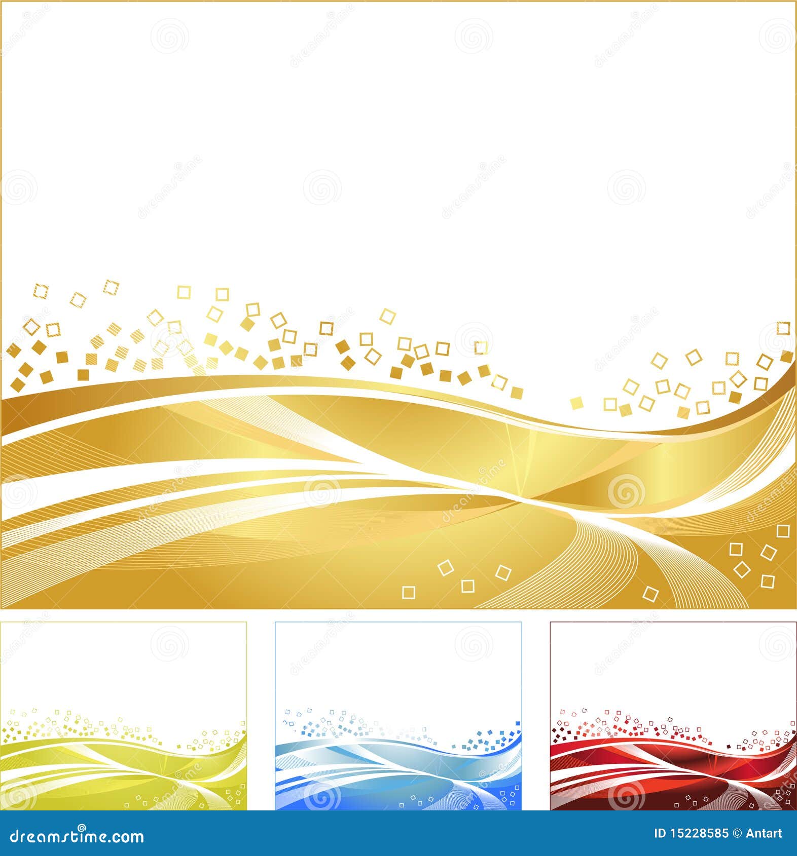 Goldish Background Cartoon Vector | CartoonDealer.com #3974505