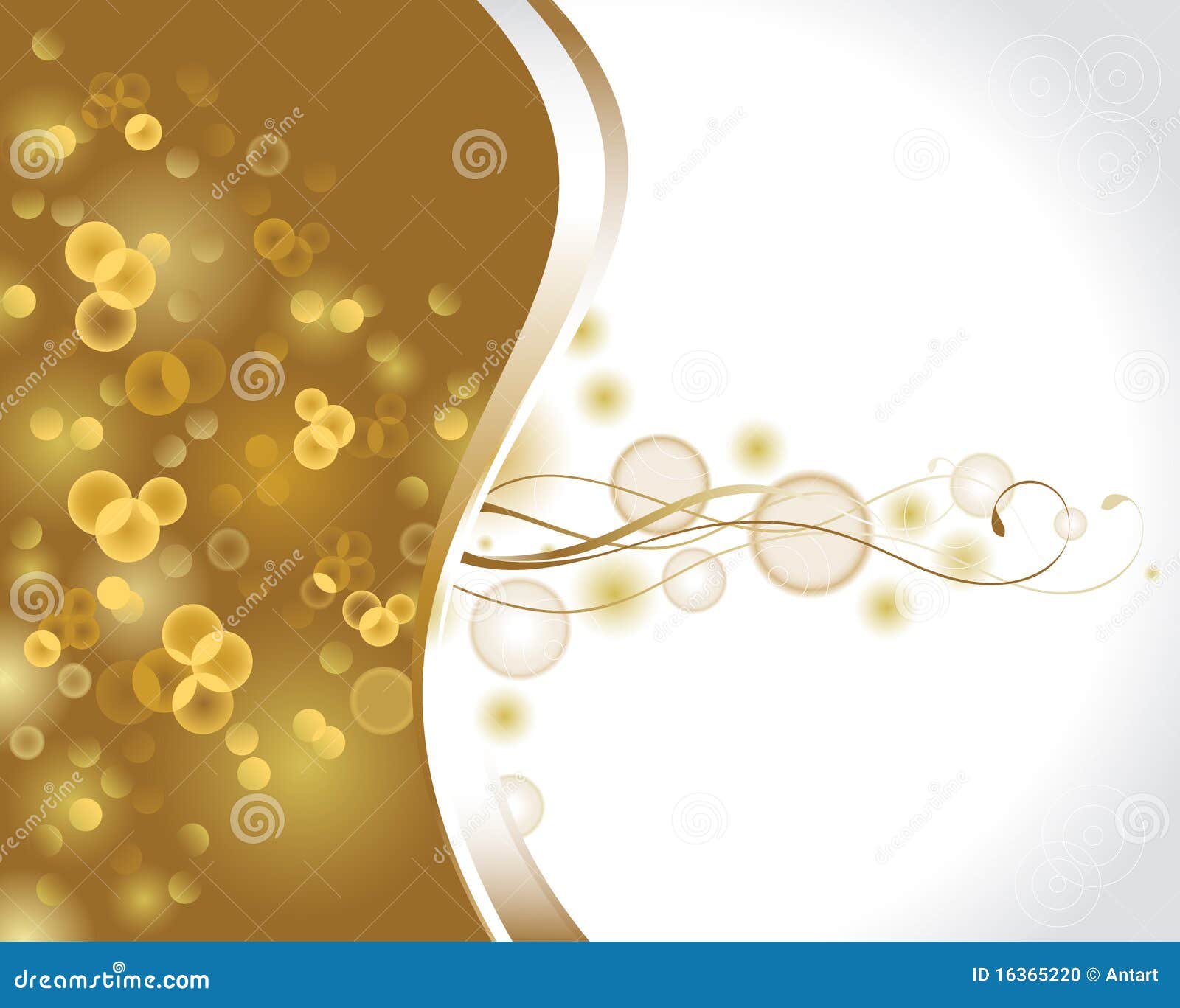 Goldish Background Cartoon Vector | CartoonDealer.com #3974505