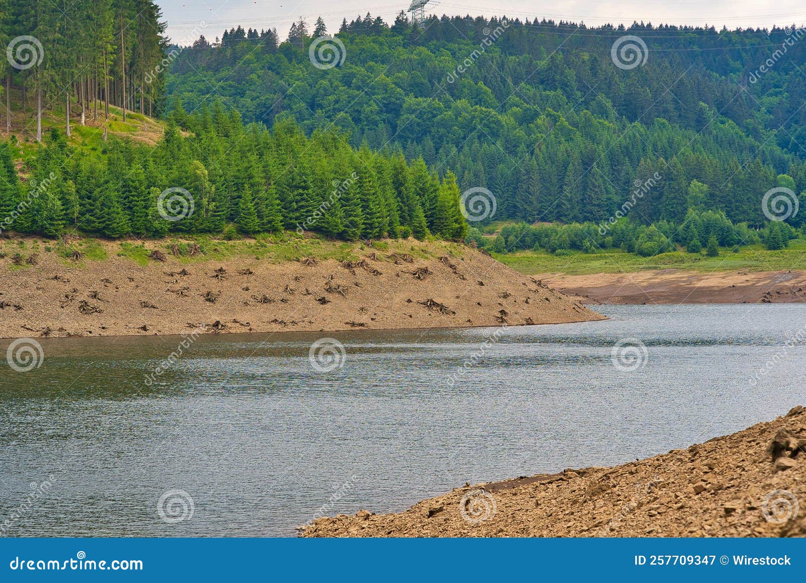 Goldisthal Pumped Storage Plant in the Thuringian Forest, Germany Stock ...
