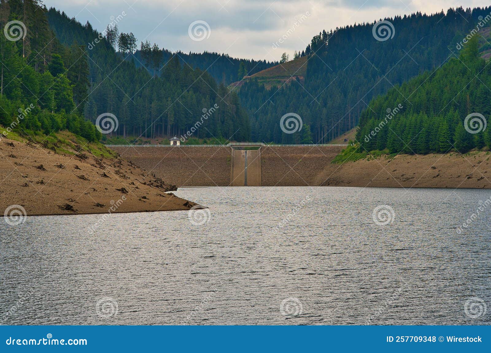 Goldisthal Pumped Storage Plant in the Thuringian Forest, Germany Stock ...
