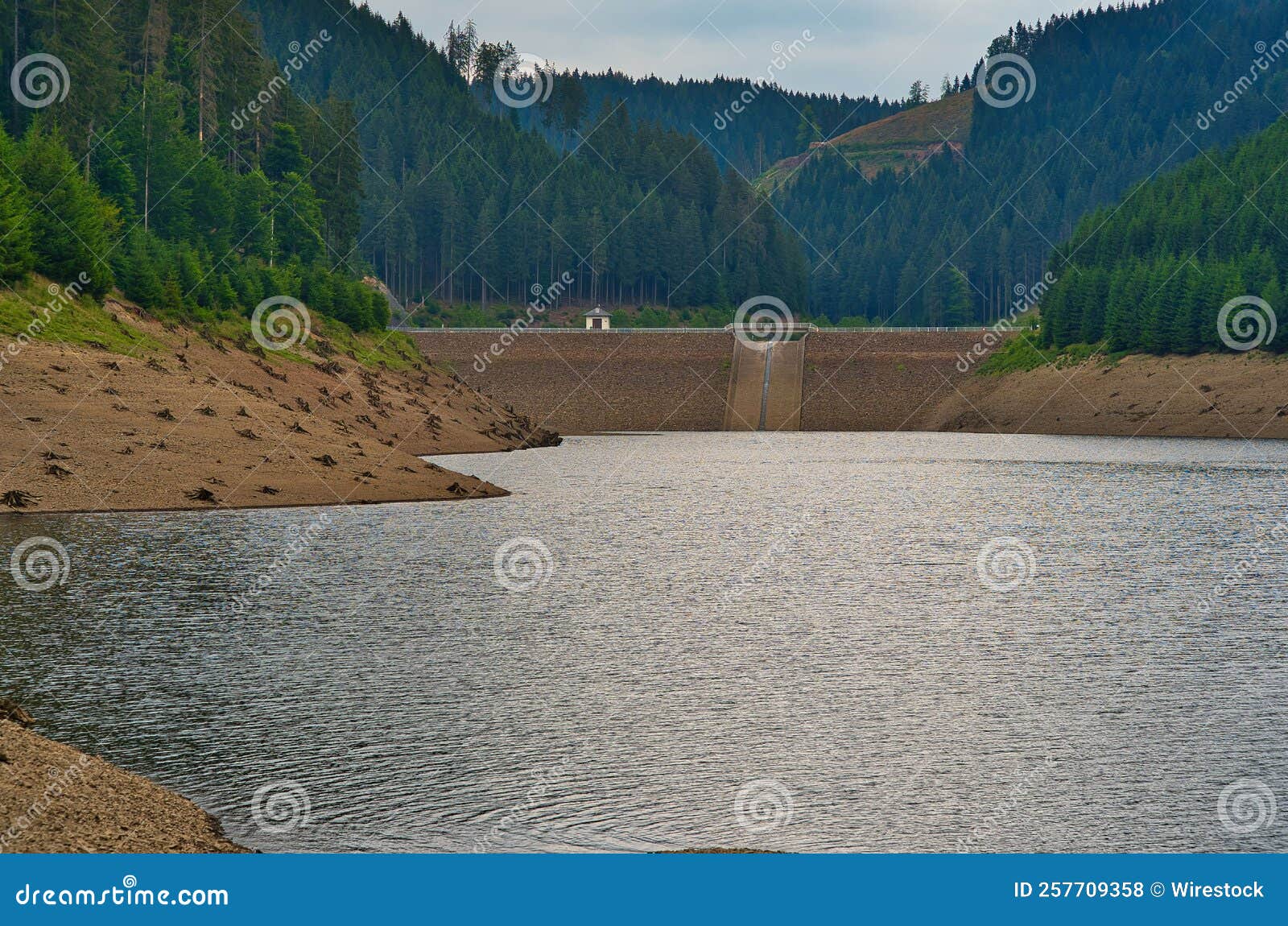 Goldisthal Pumped Storage Plant in the Thuringian Forest, Germany Stock ...